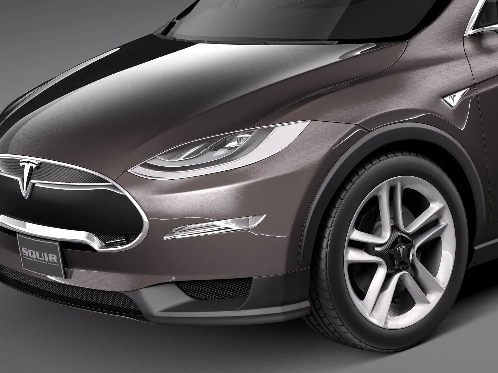 Tesla Model X Prototype 2012 by SQUIR