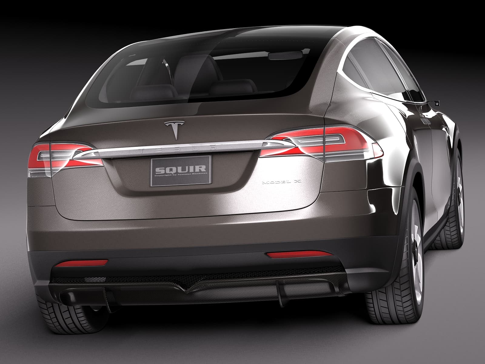 Tesla Model X Prototype 2012 by SQUIR