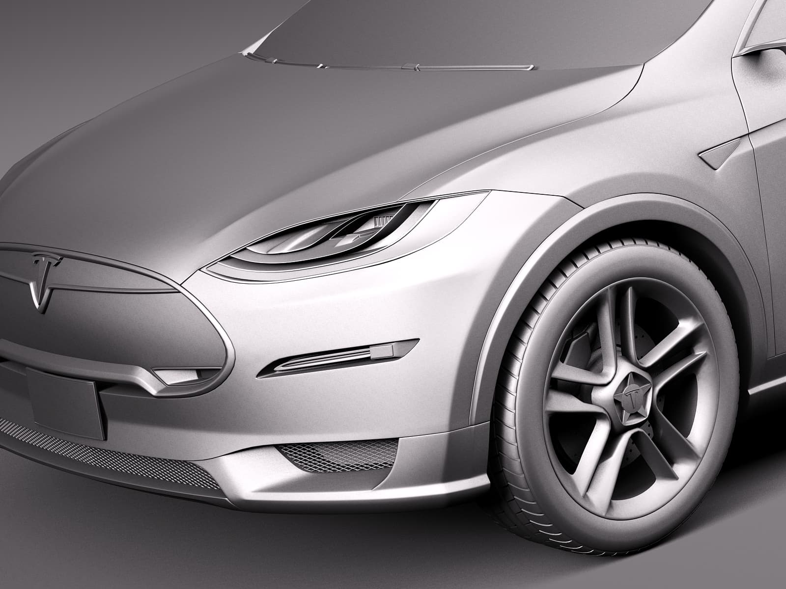 Tesla Model X Prototype 2012 by SQUIR