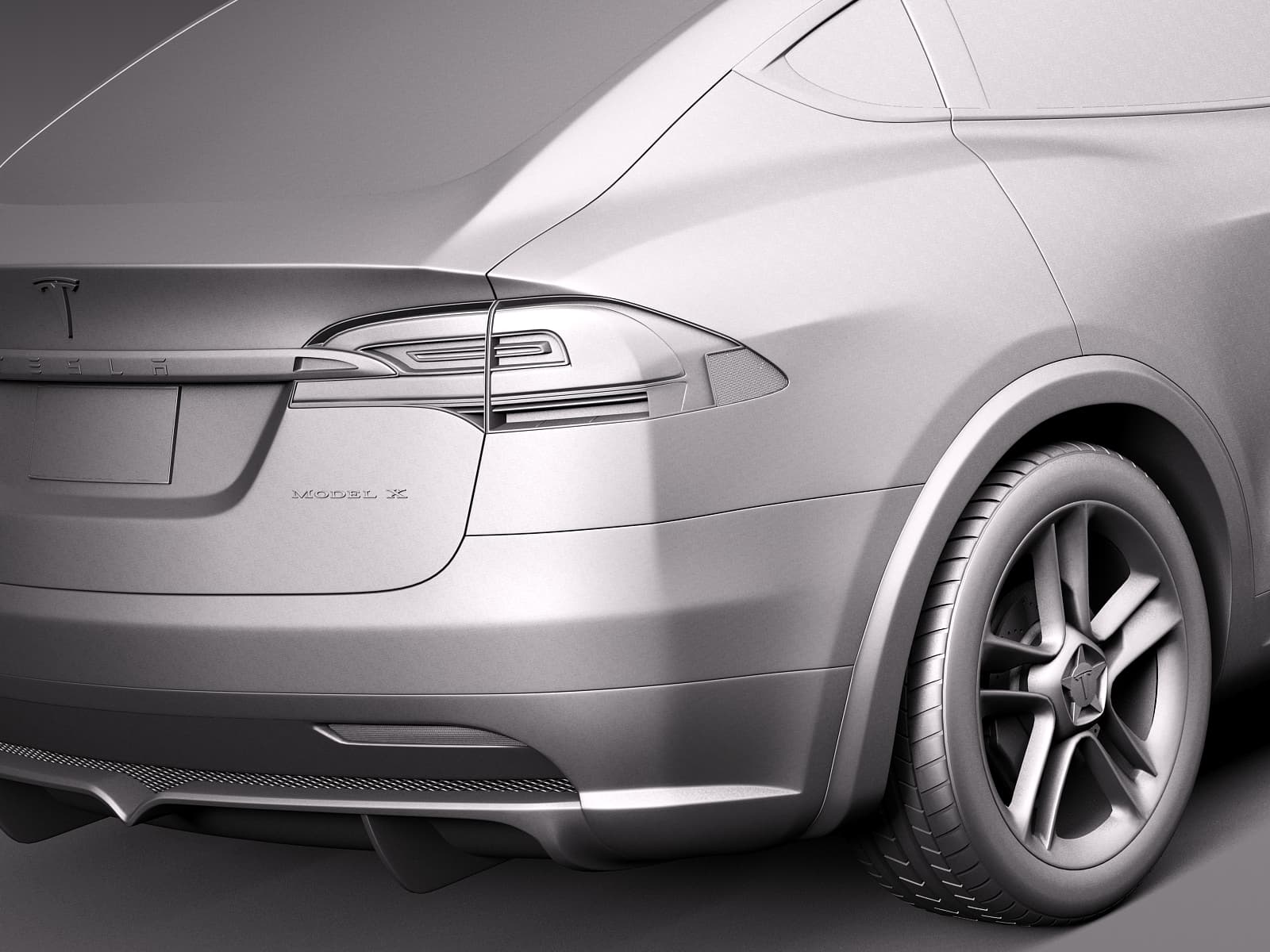 Tesla Model X Prototype 2012 by SQUIR