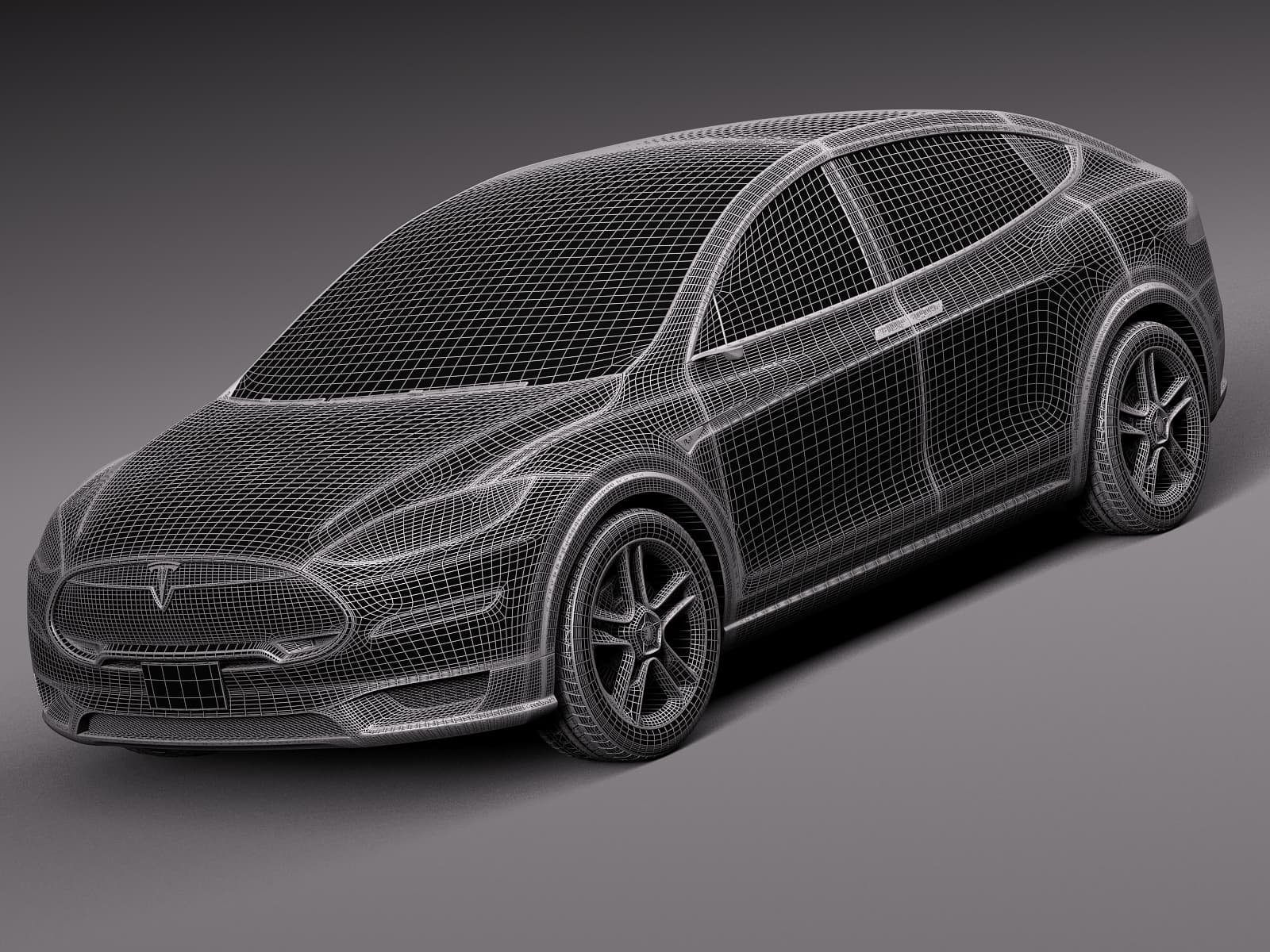 Tesla Model X Prototype 2012 by SQUIR