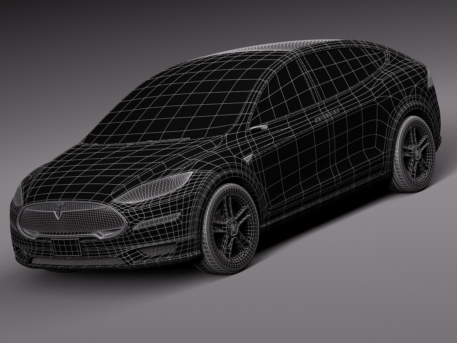 Tesla Model X Prototype 2012 by SQUIR