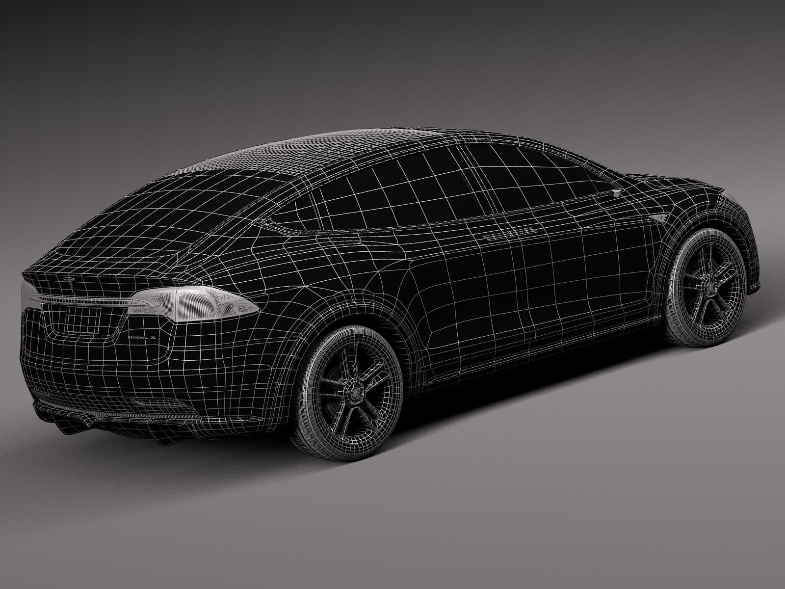 Tesla Model X Prototype 2012 by SQUIR