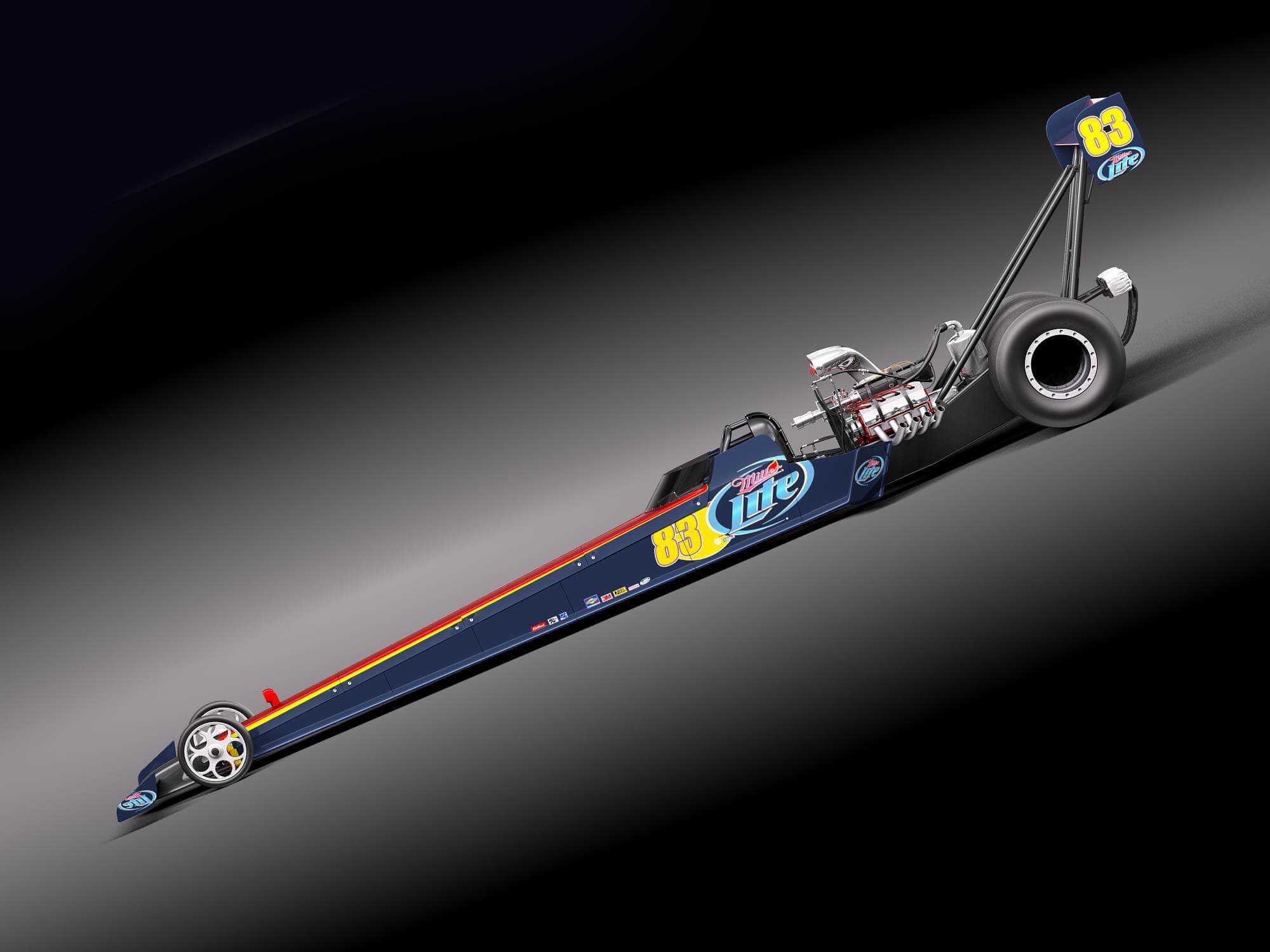 Top Fuel Dragster 2011 - 3D Model by SQUIR