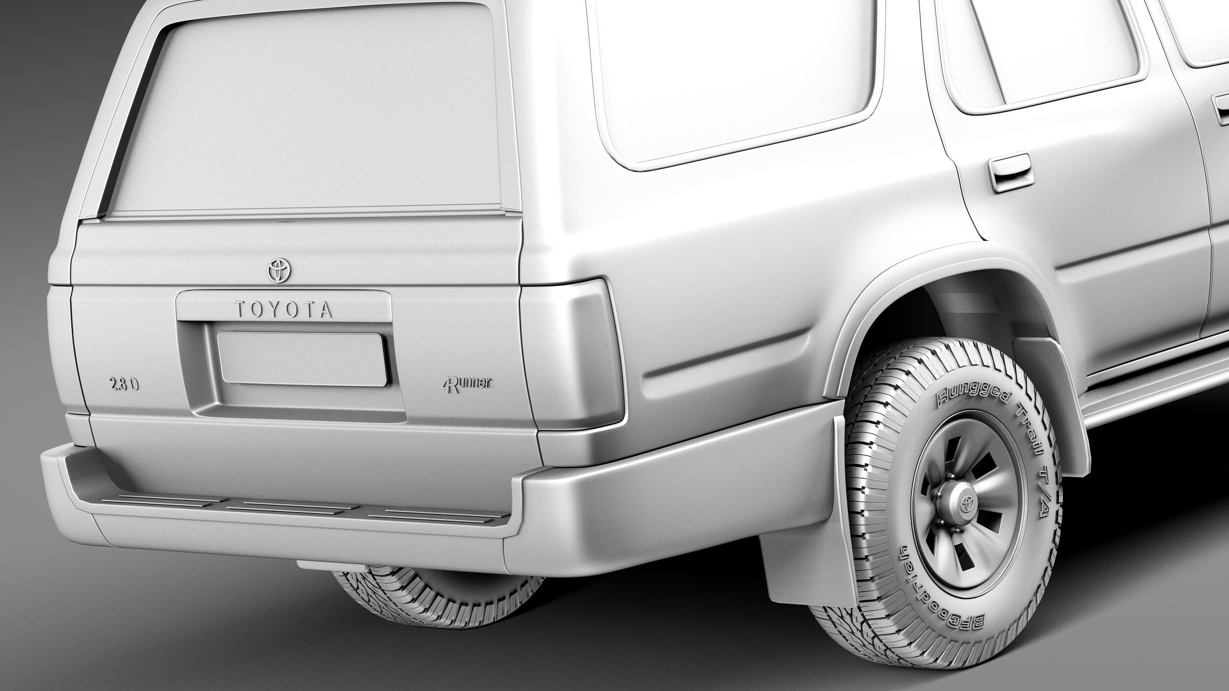 Toyota 4Runner 1989-1997 3D Model by SQUIR