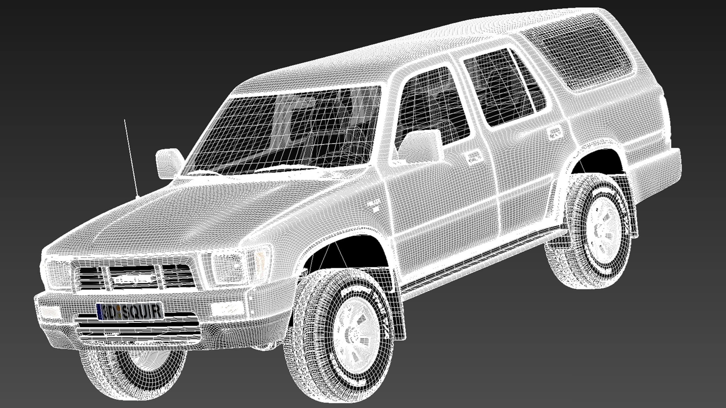 Toyota 4Runner 1989-1997 3D Model by SQUIR