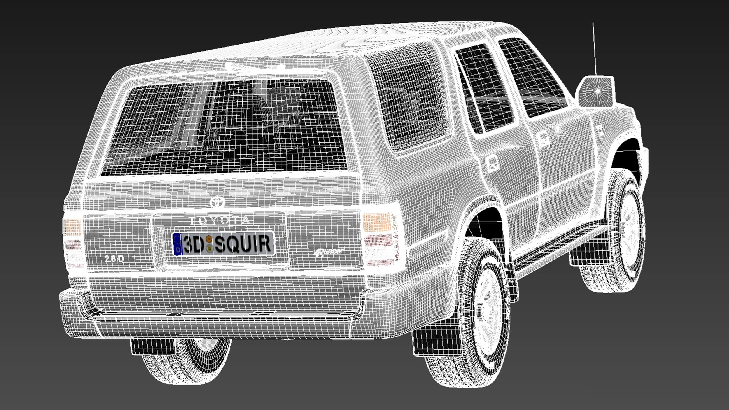 Toyota 4Runner 1989-1997 3D Model by SQUIR