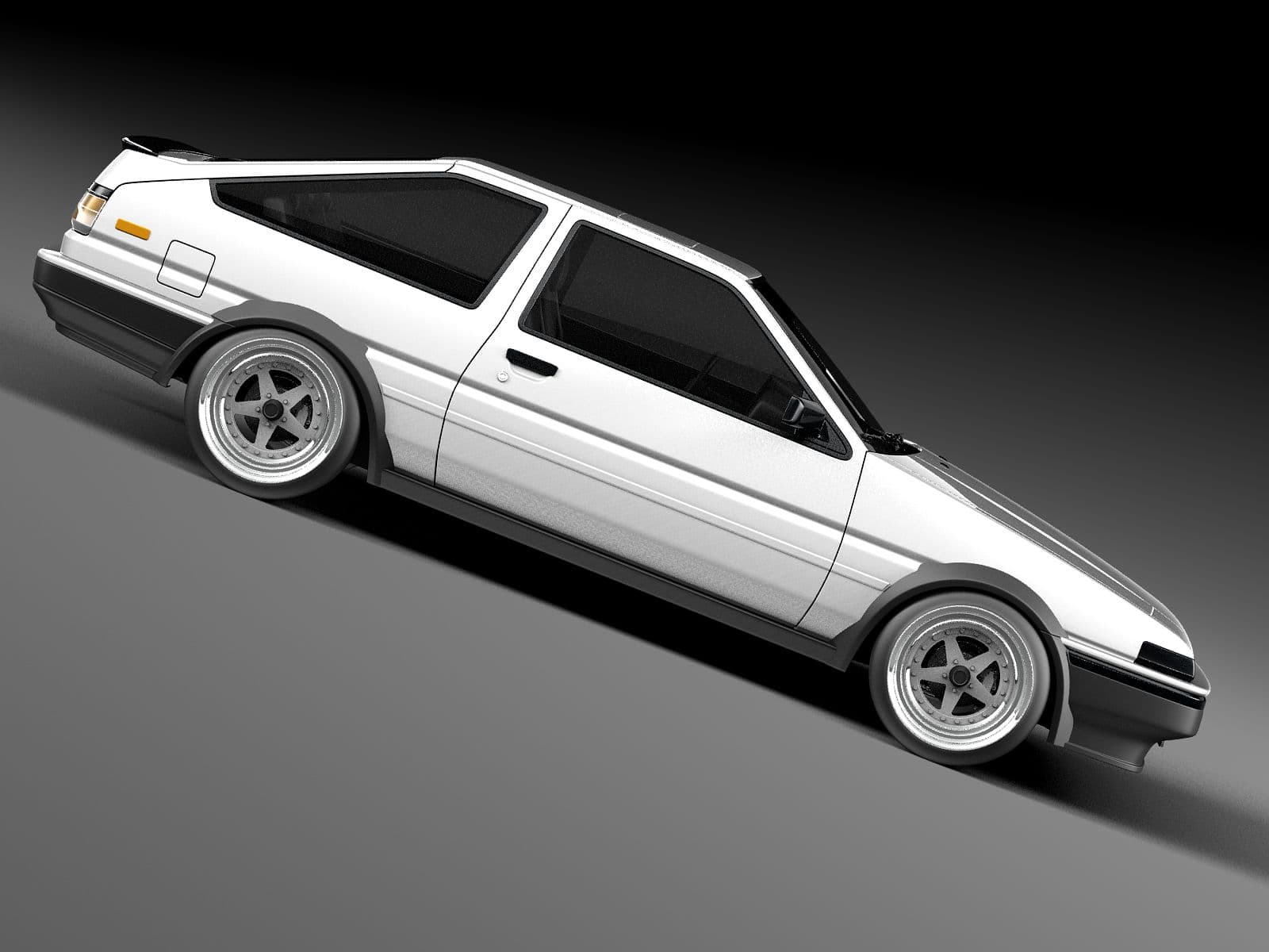 Toyota AE86 Levin 1983-1987 3D Model by SQUIR