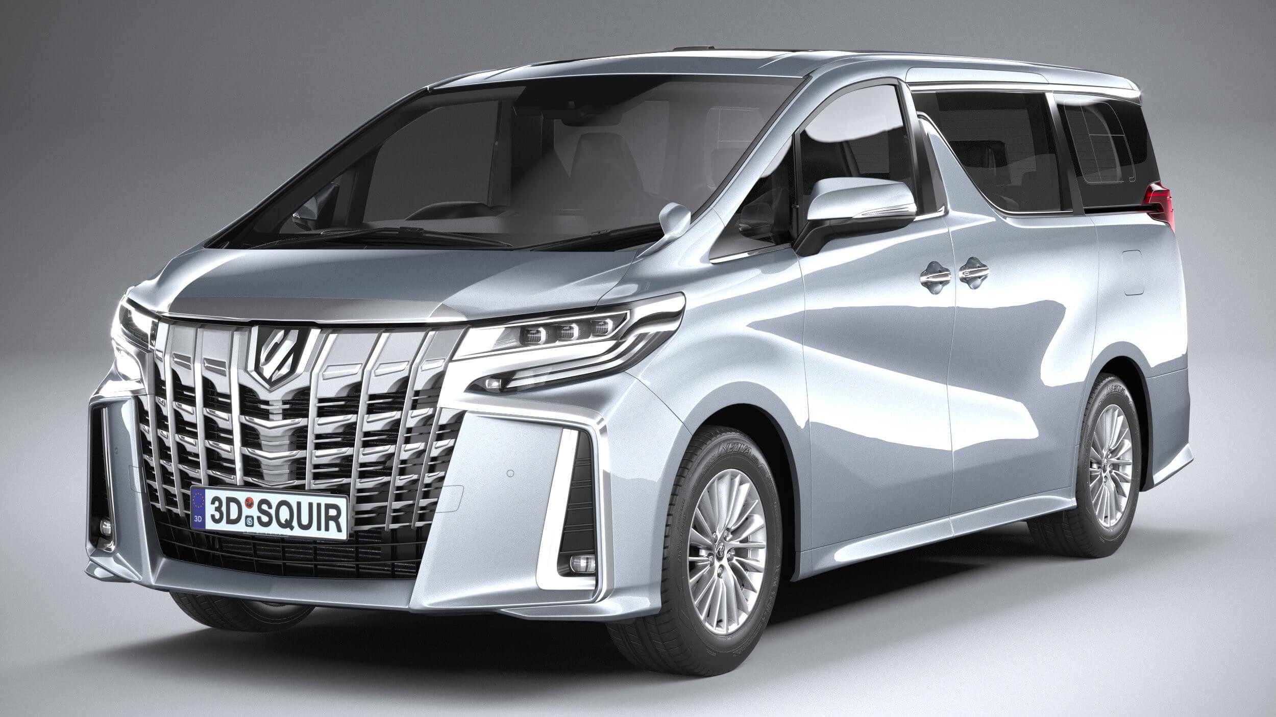Toyota Alphard 2023 - 3D Model by SQUIR