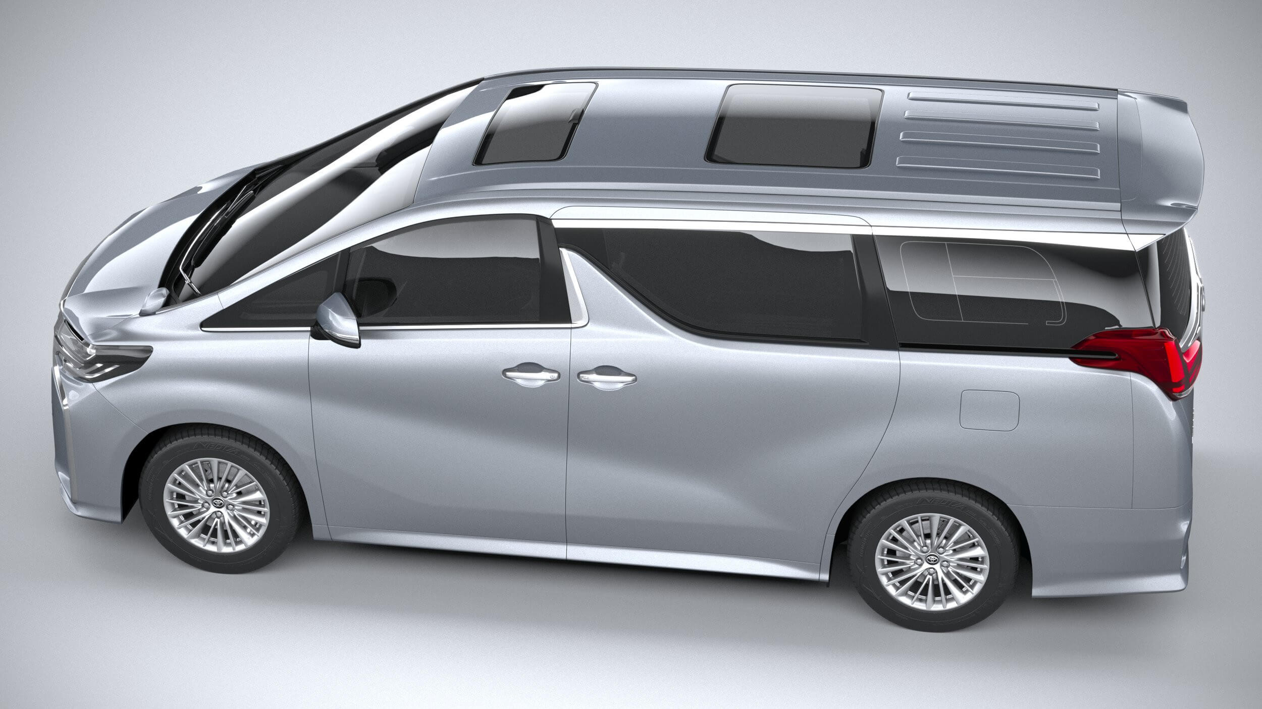 Toyota Alphard 2023 - 3D Model by SQUIR