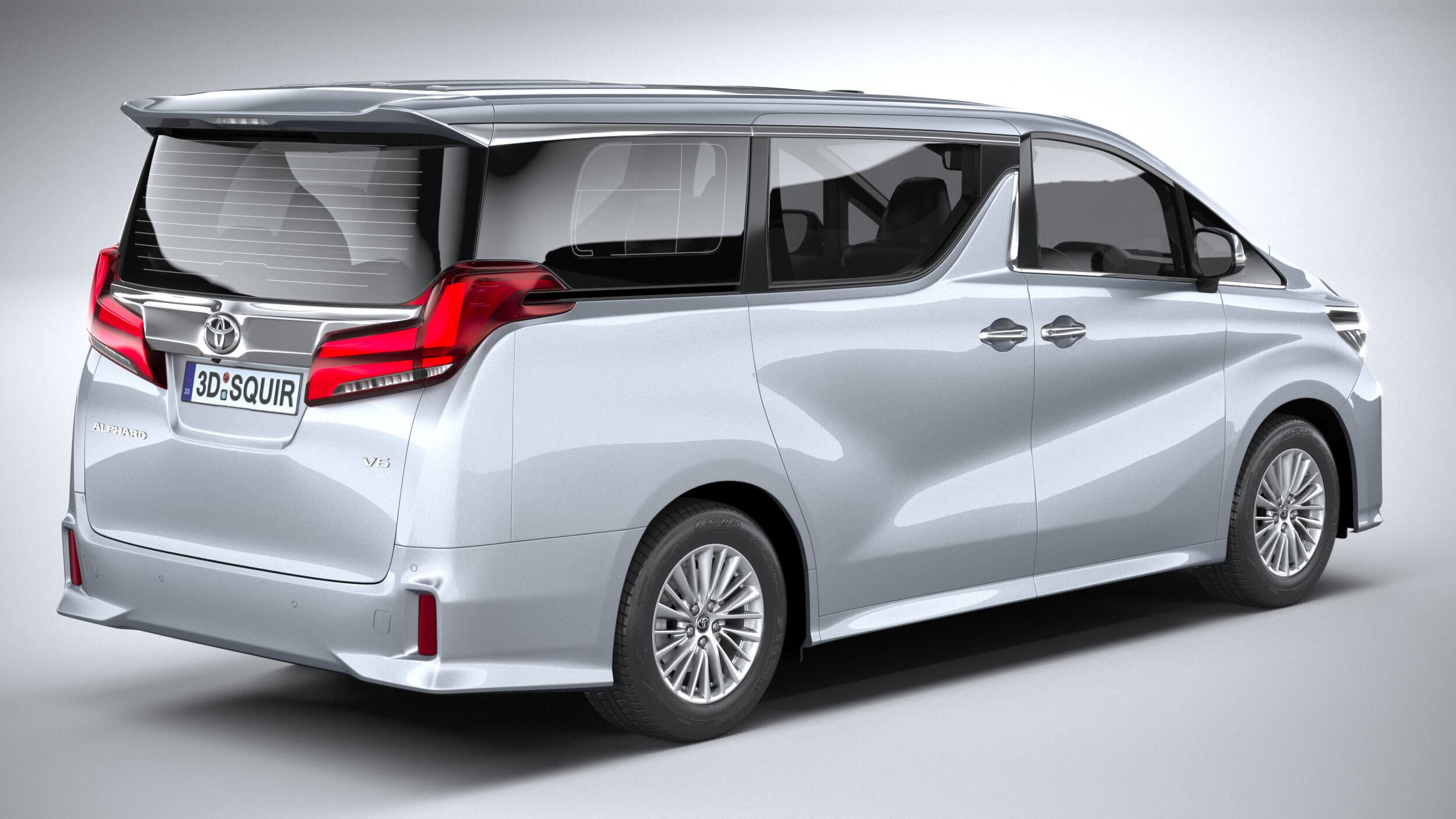 Toyota Alphard 2023 - 3D Model by SQUIR