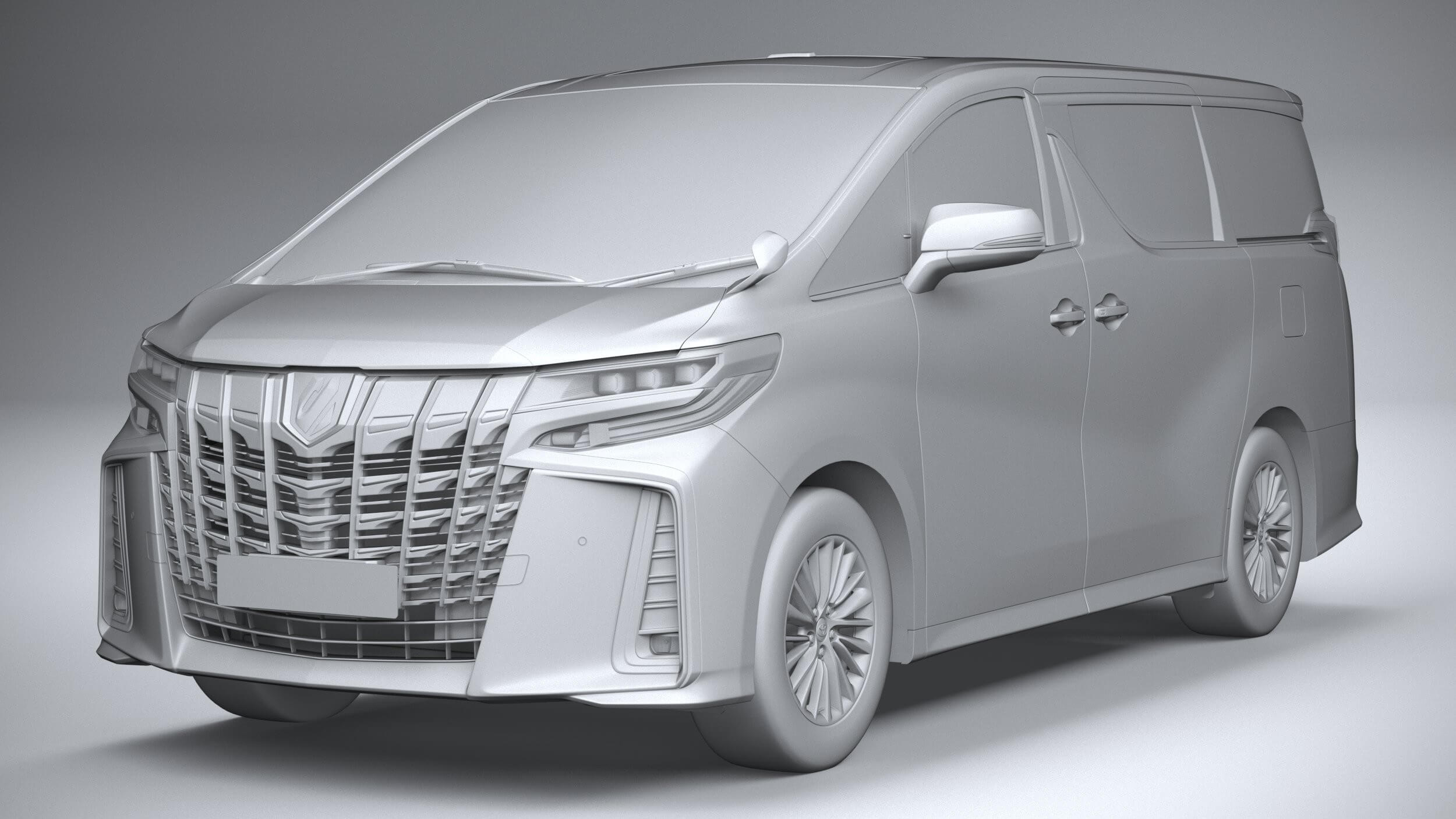 Toyota Alphard 2023 - 3D Model by SQUIR