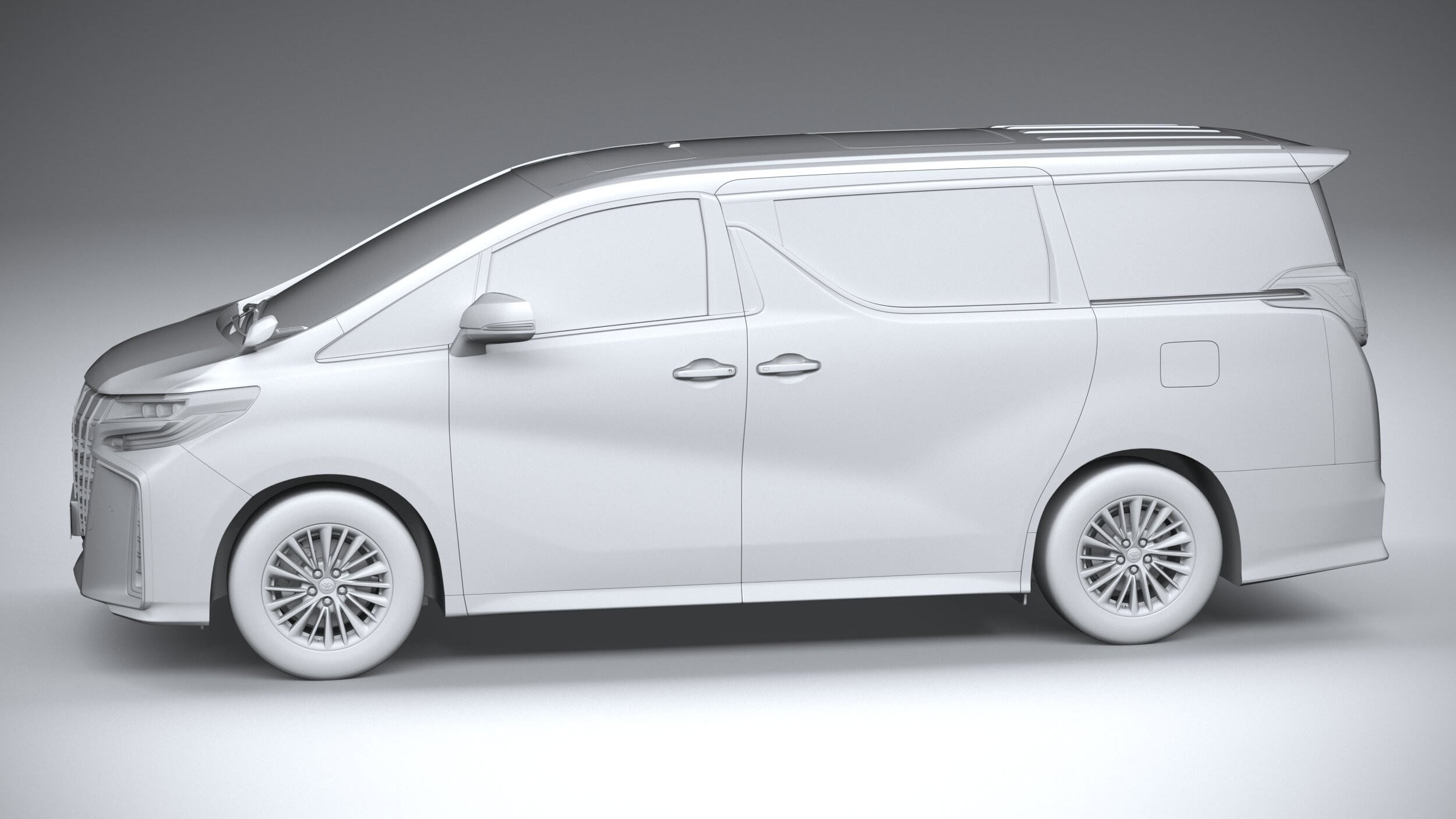 Toyota Alphard 2023 - 3D Model by SQUIR