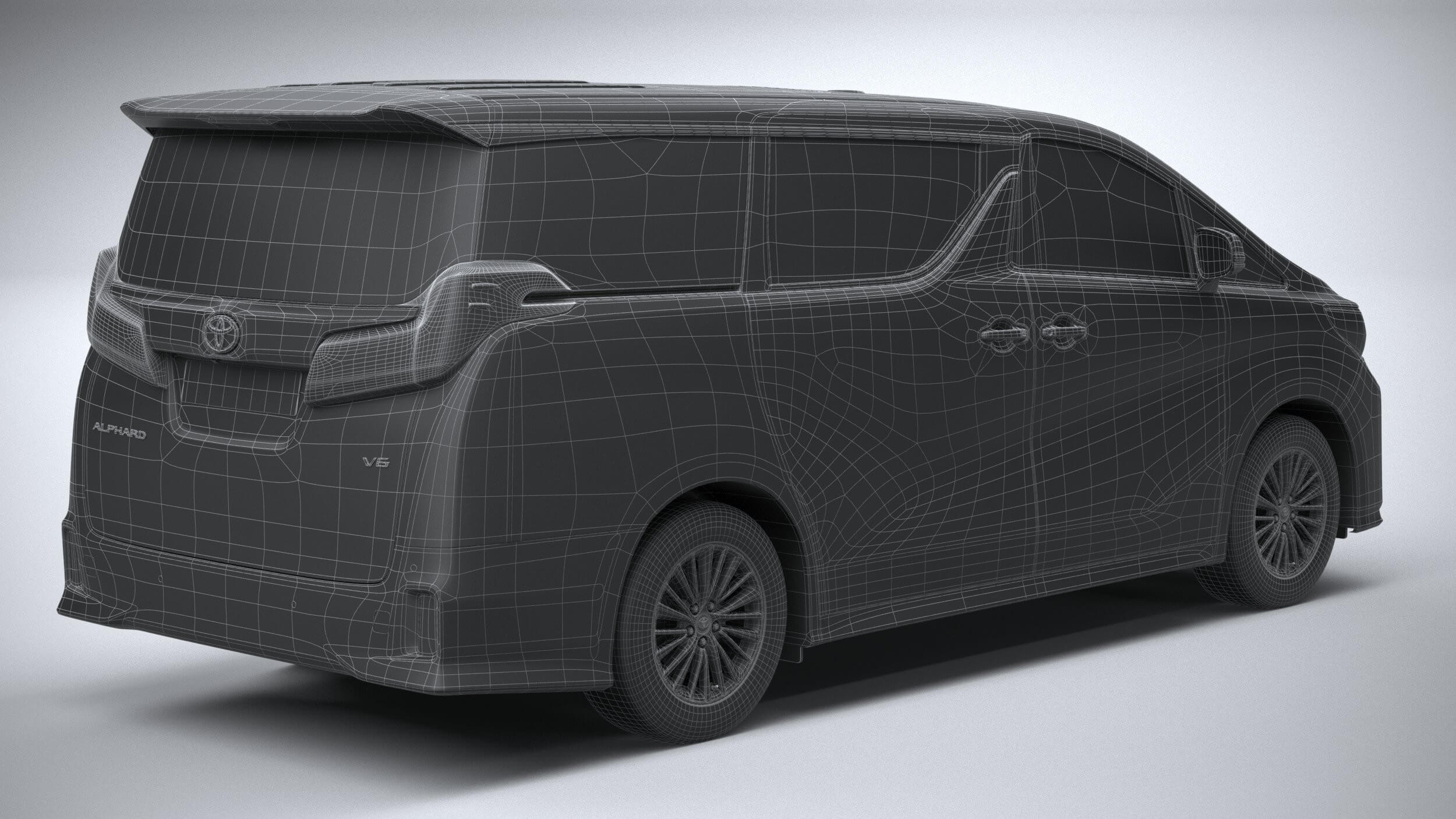 Toyota Alphard 2023 3d Model By Squir