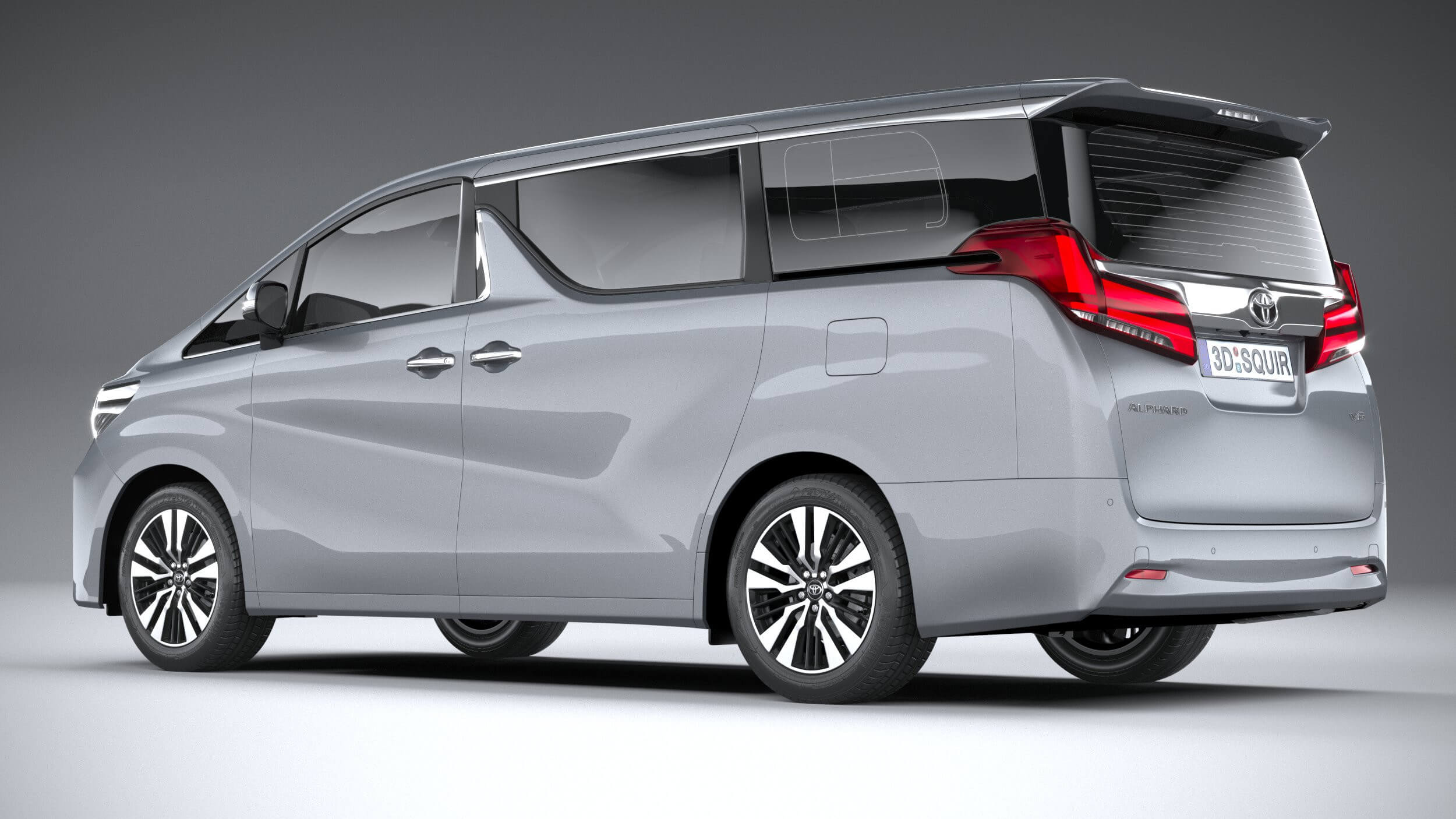 Toyota Alphard Base 2023 - 3D Model by SQUIR