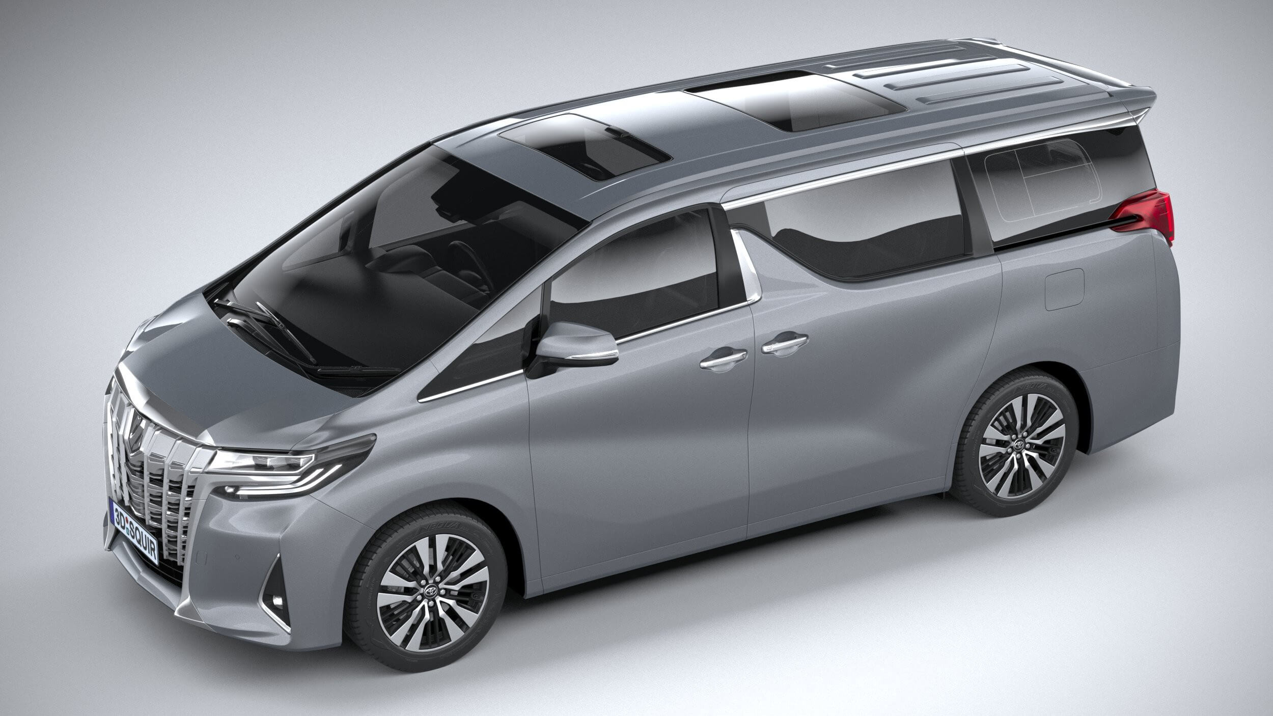 Toyota Alphard Base 2023 - 3D Model by SQUIR
