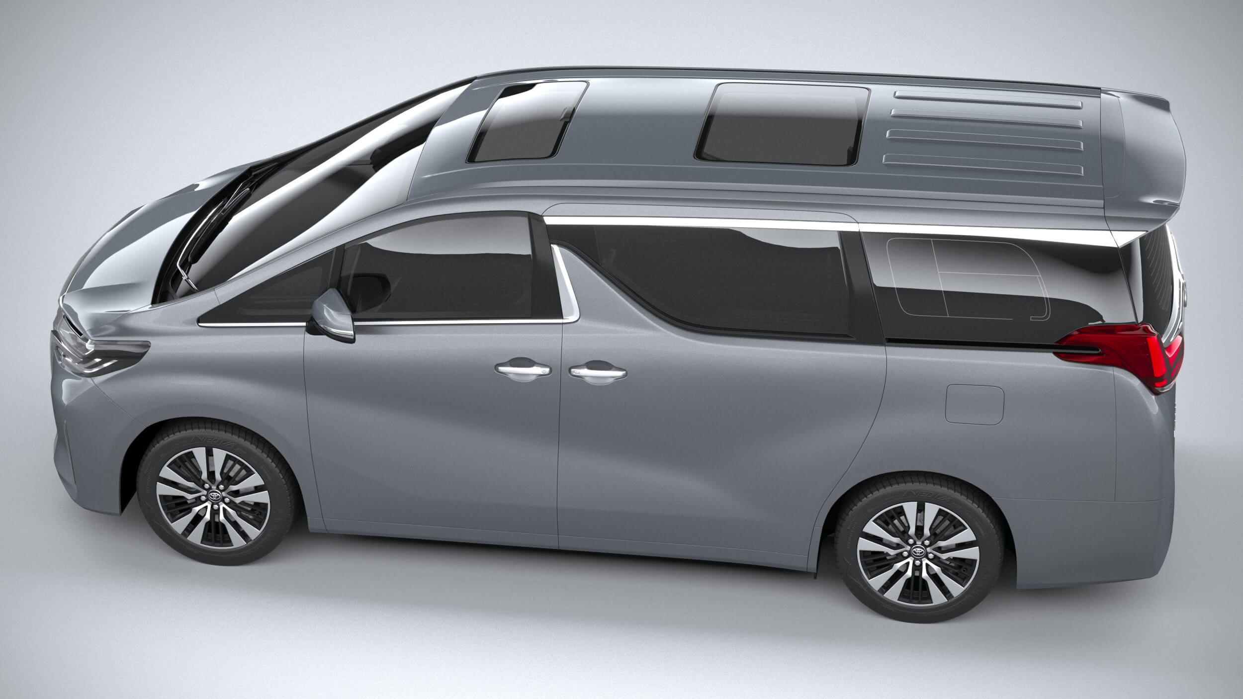 Toyota Alphard Base 2023 - 3D Model by SQUIR