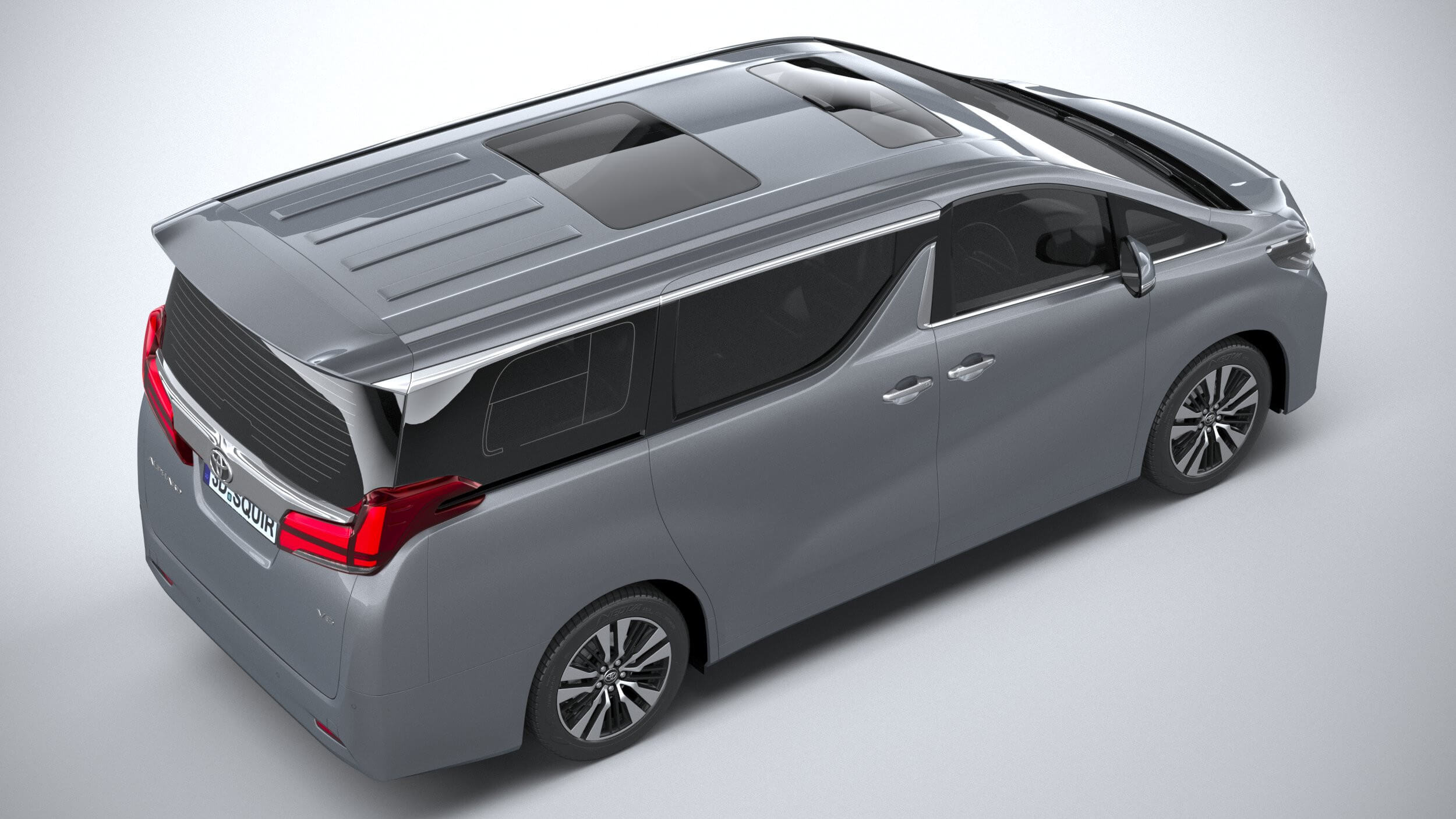 Toyota Alphard Base 2023 - 3D Model by SQUIR