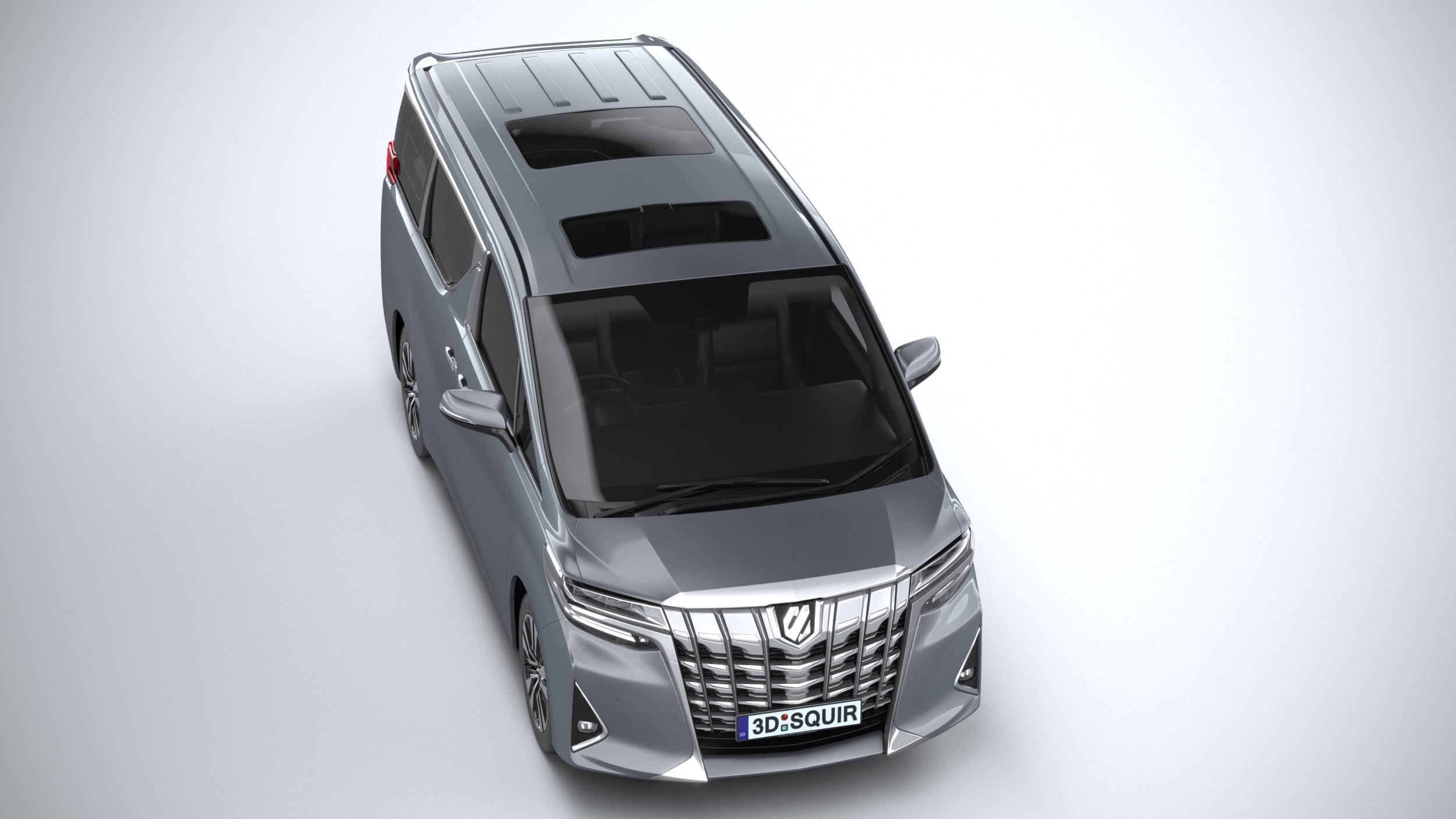 Toyota Alphard Base 2023 - 3D Model by SQUIR