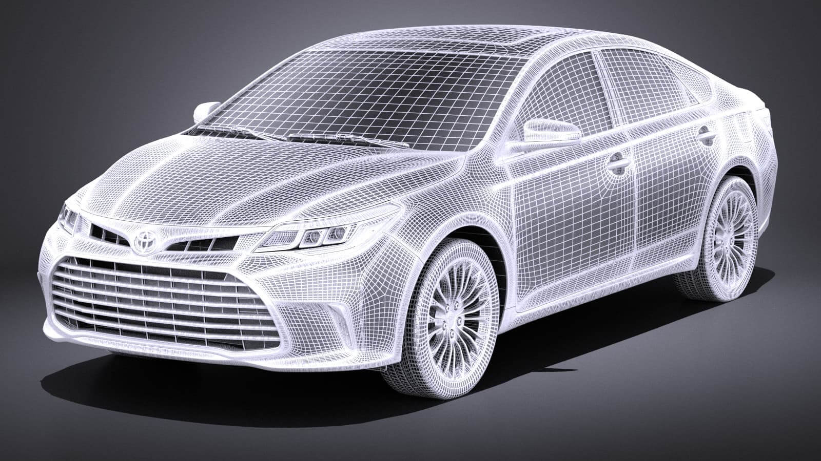 Toyota Avalon 2018 (V-Ray) 3D Model by SQUIR