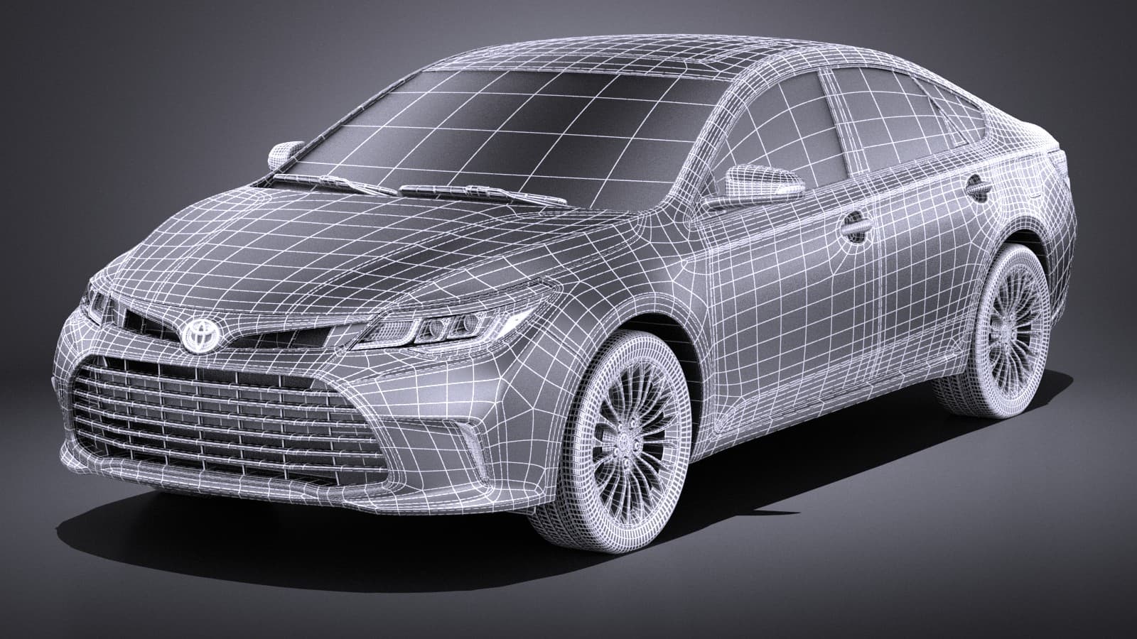 Toyota Avalon 2018 (V-Ray) 3D Model by SQUIR