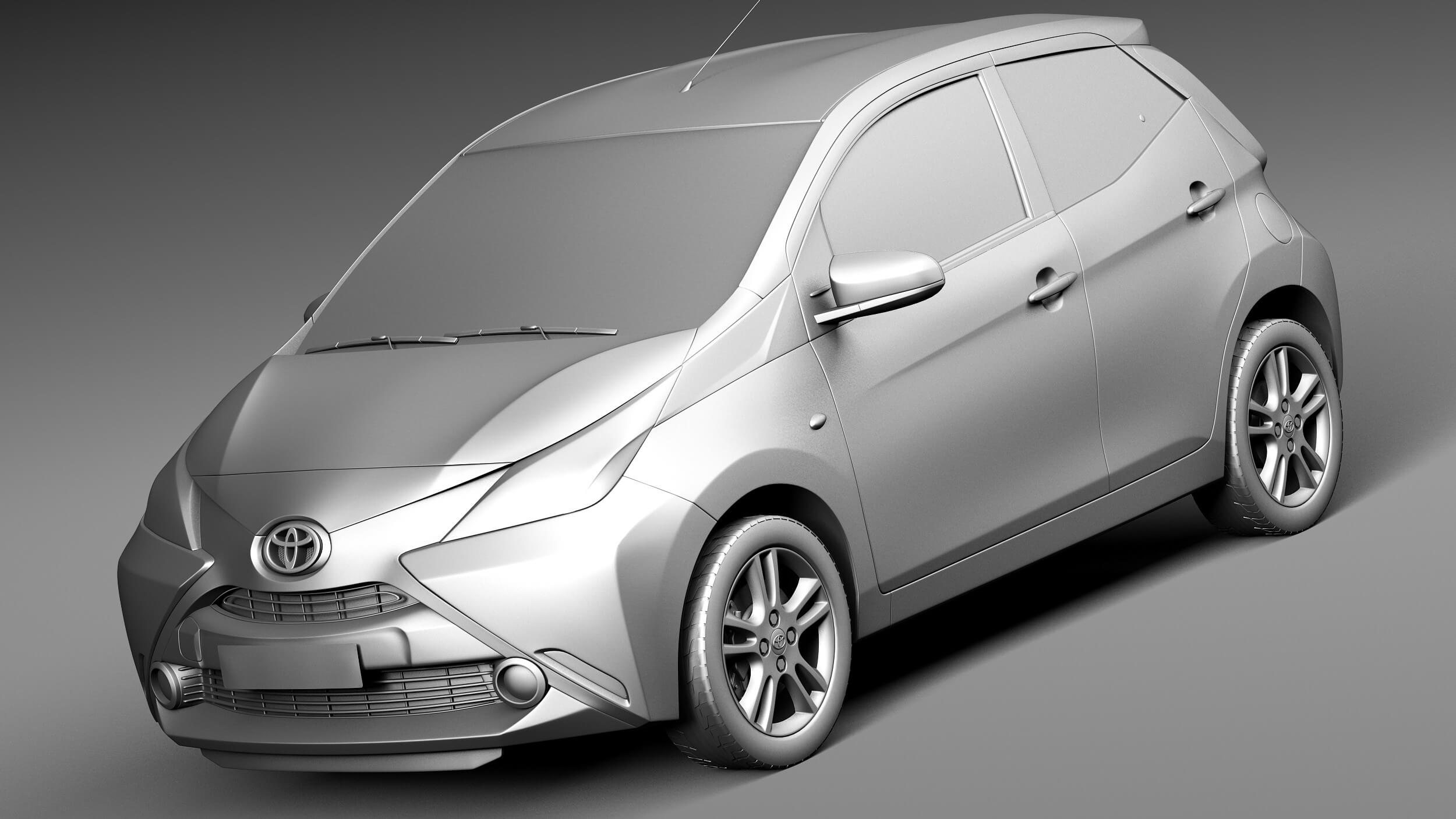Toyota Aygo 2015 - 3D Model by SQUIR