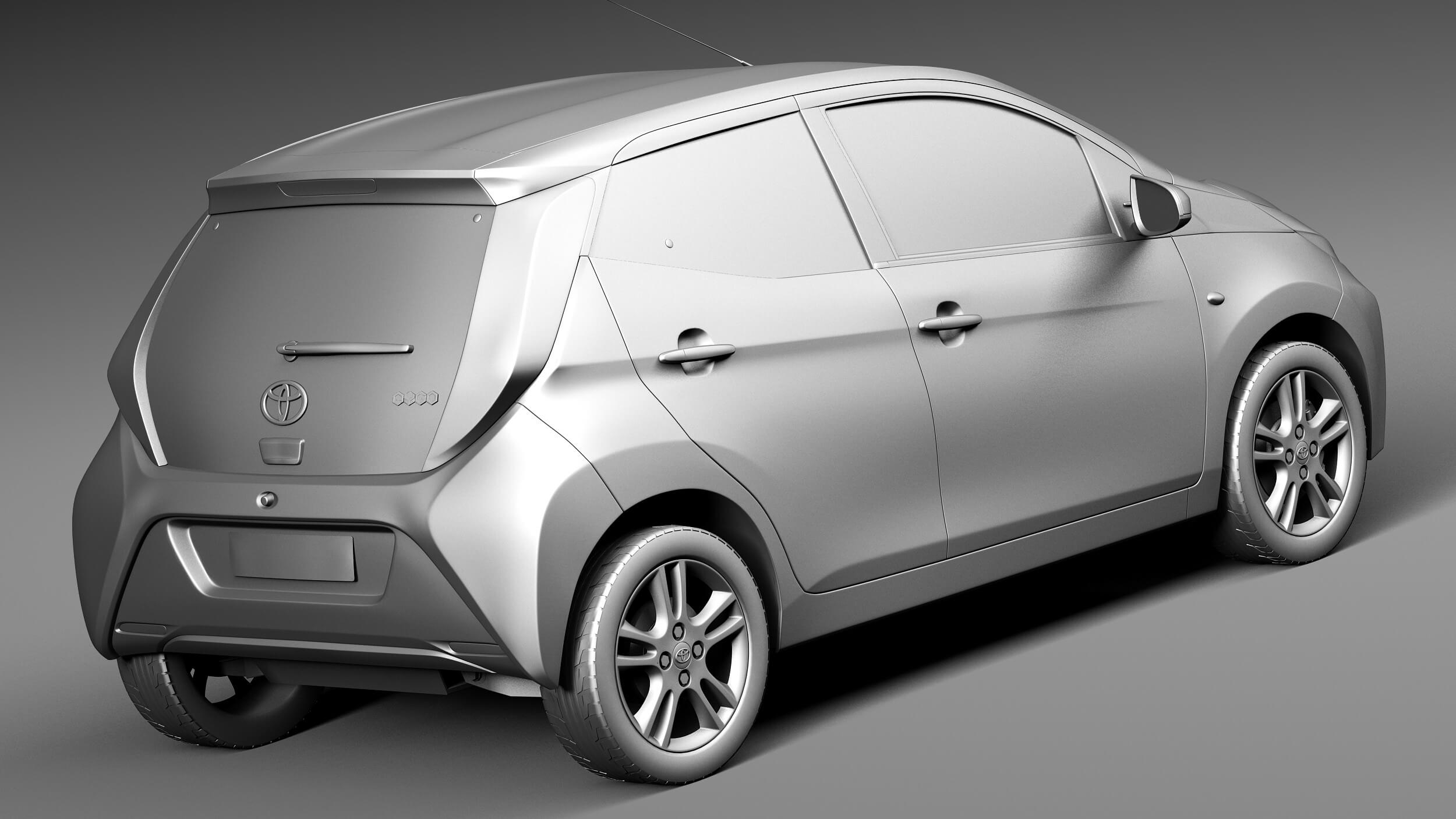Toyota Aygo 2015 - 3D Model by SQUIR