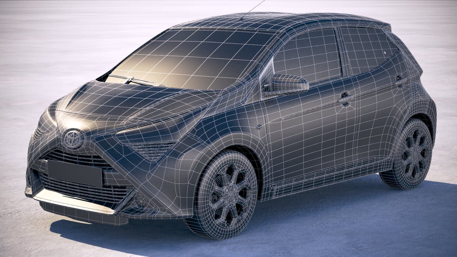 Toyota Aygo 2019 - 3D Model by SQUIR