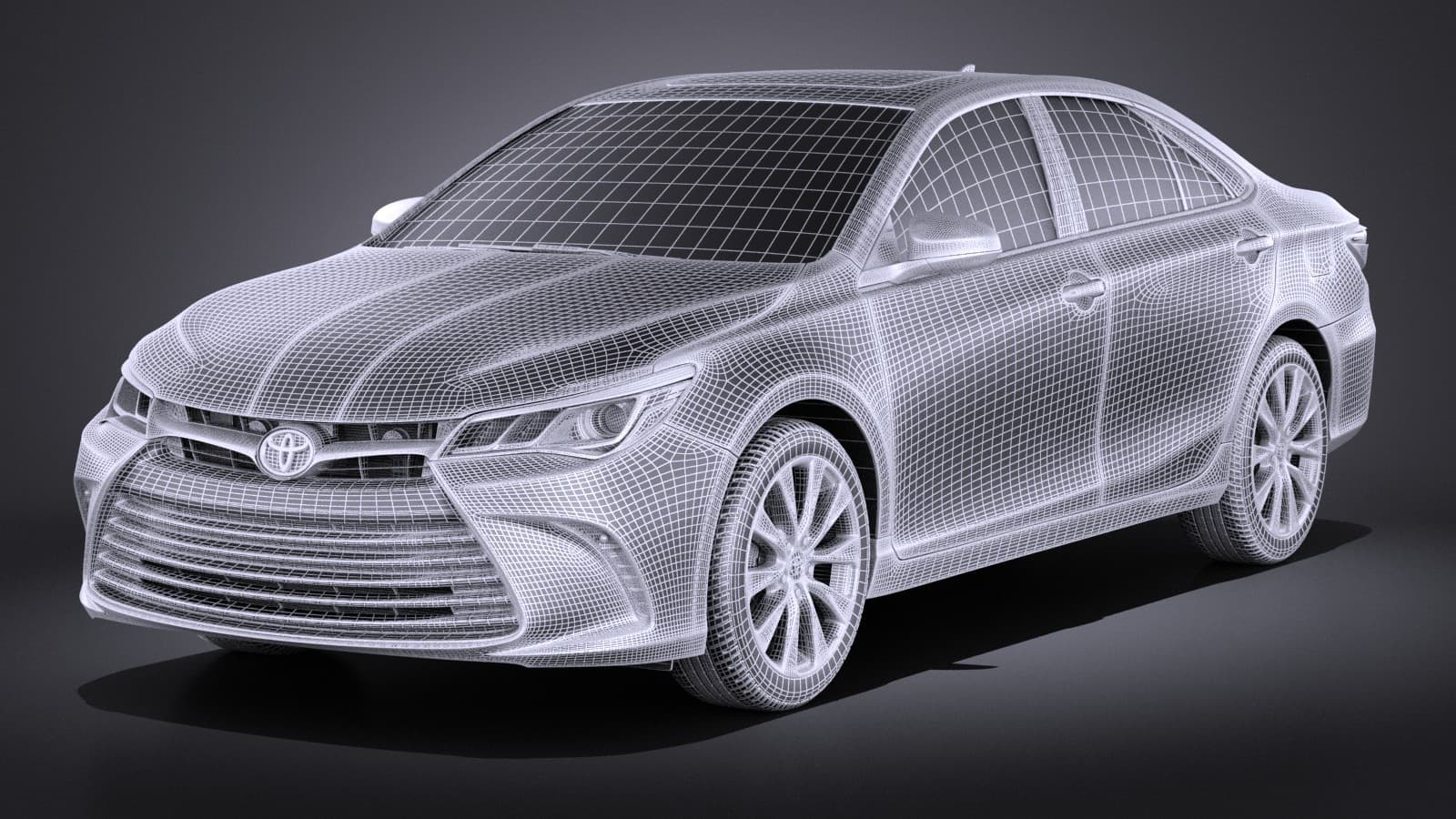 Toyota Camry 2015 (V-Ray) 3D Model by SQUIR
