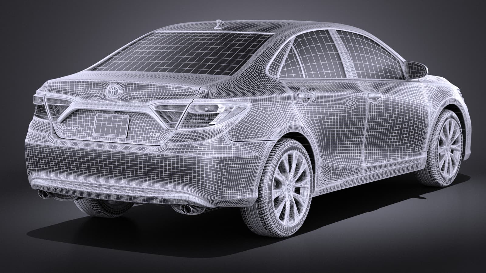 Toyota Camry 2015 (V-Ray) 3D Model by SQUIR