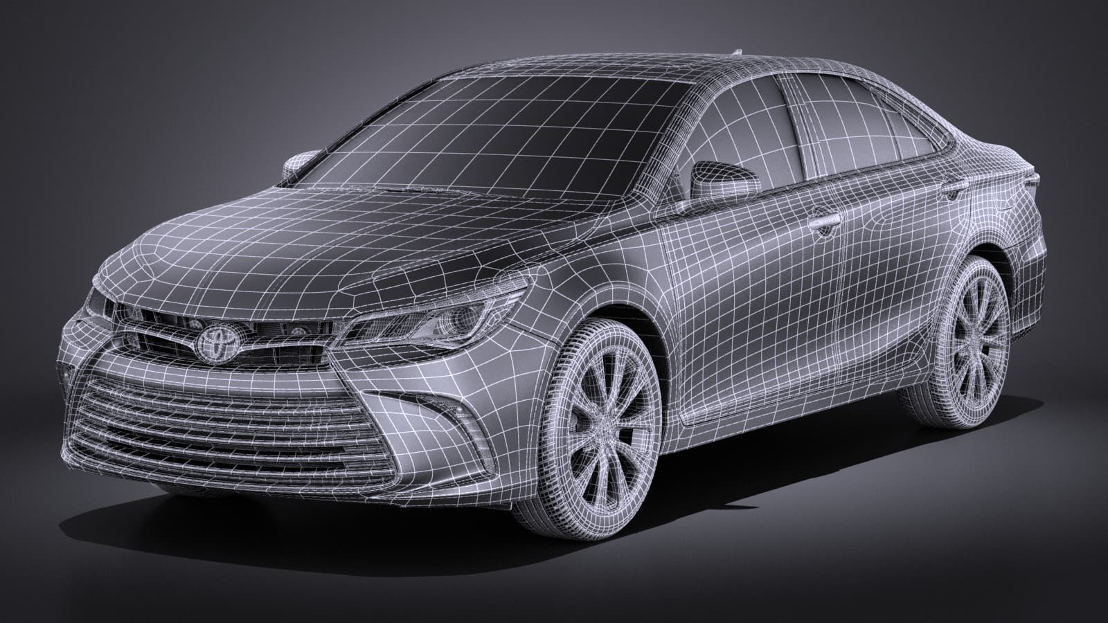 Toyota Camry 2015 (V-Ray) 3D Model by SQUIR