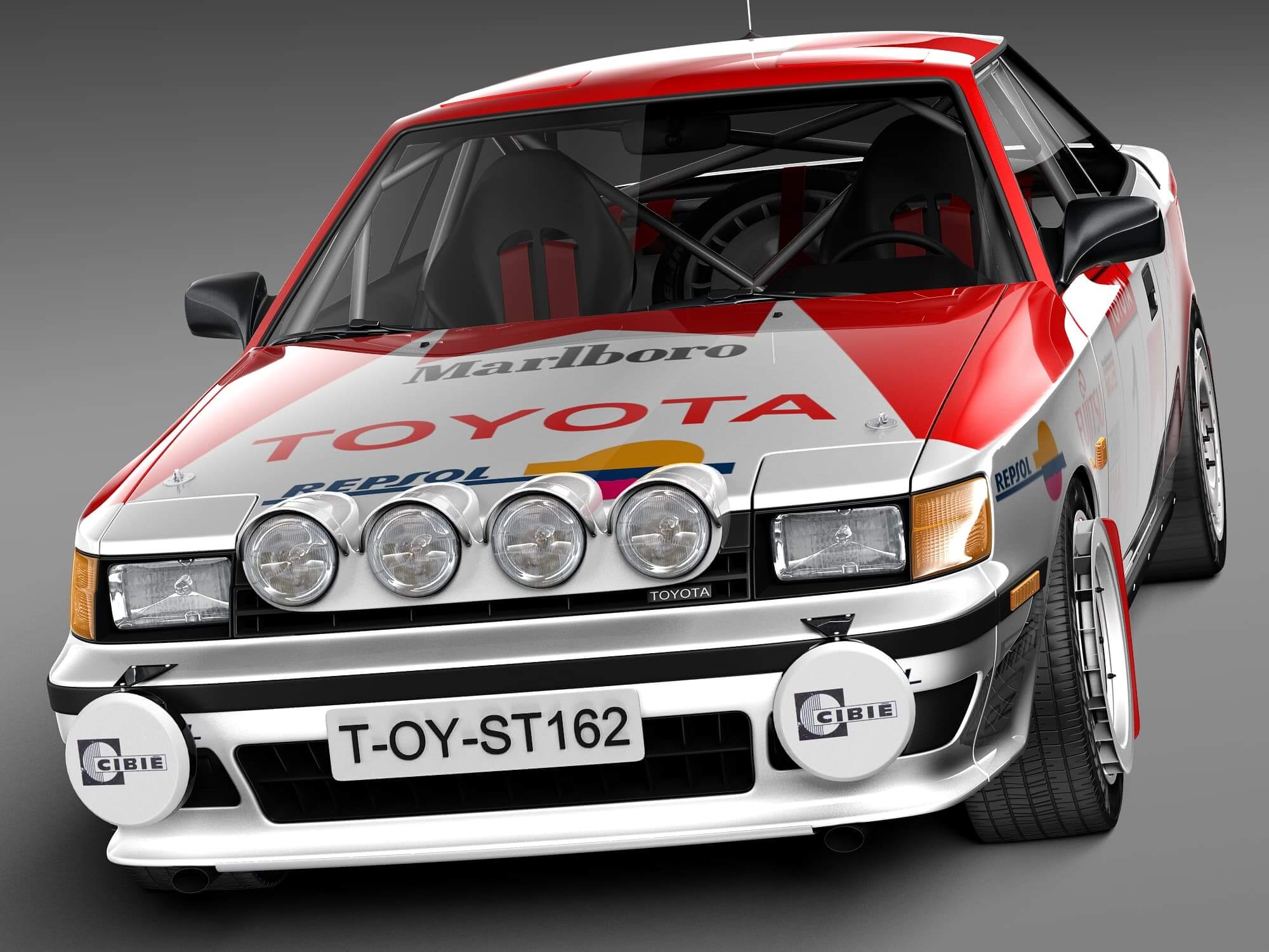 Toyota Celica 1985-1989 St165 Rally 3D Model by SQUIR