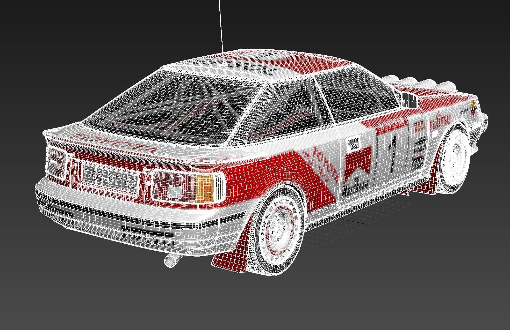 Toyota Celica 1985-1989 St165 Rally 3D Model by SQUIR