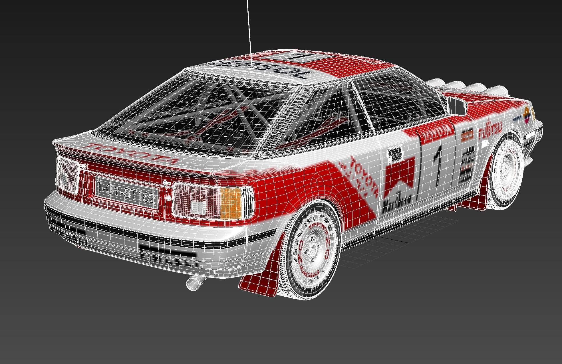 Toyota Celica 1985-1989 St165 Rally 3D Model by SQUIR