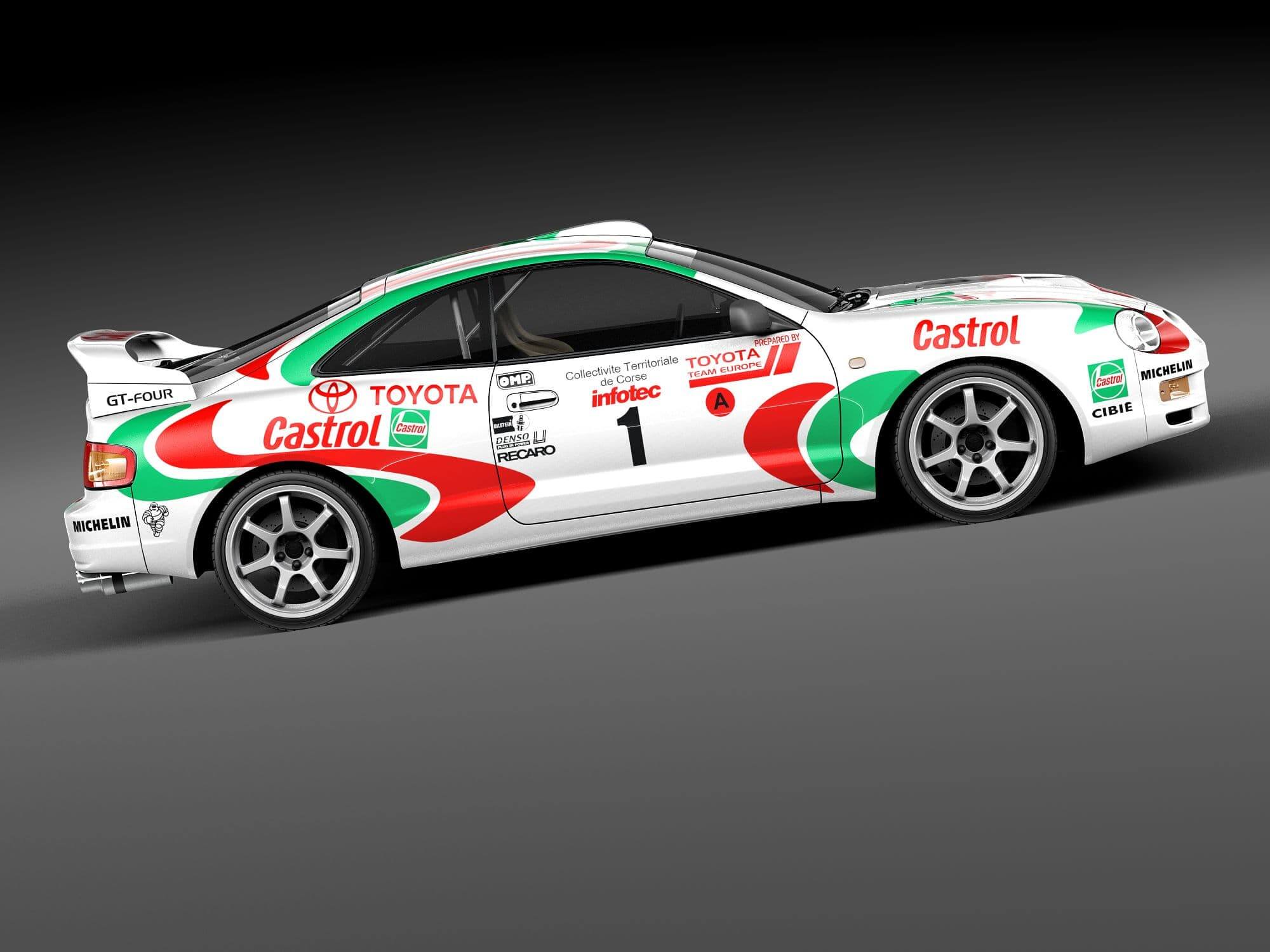 Toyota Celica GT4 Castrol Rally - 3D Model by SQUIR