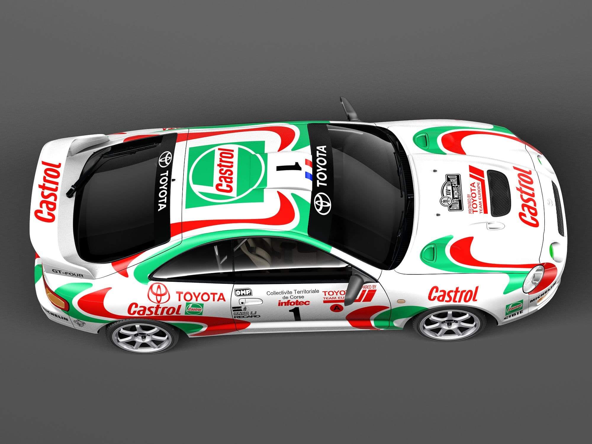 Toyota Celica GT4 Castrol Rally - 3D Model by SQUIR