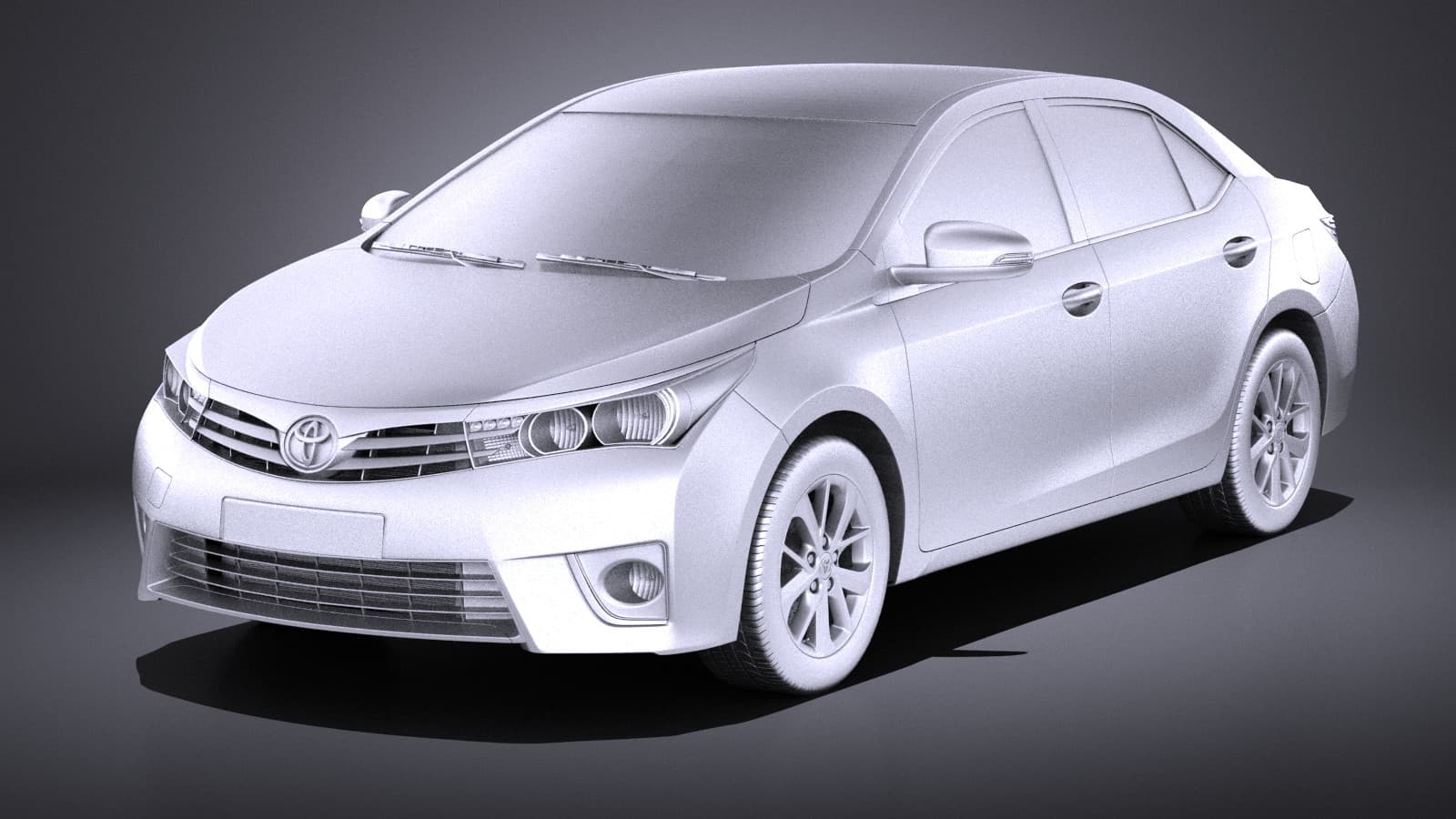 Toyota Corolla (EU) 2016 (V-Ray) 3D Model by SQUIR