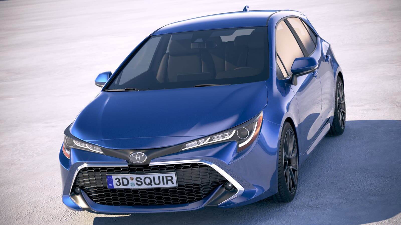 Toyota Corolla Hatchback 2019 - 3D Model by SQUIR