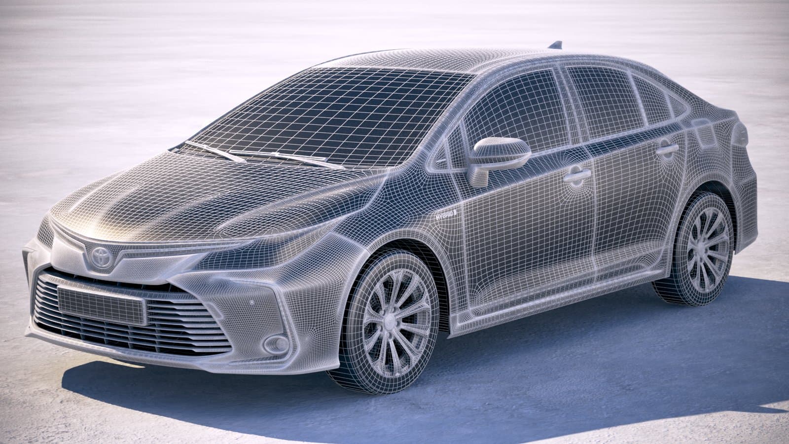 Toyota Corolla Hybrid 2020 - 3D Model by SQUIR