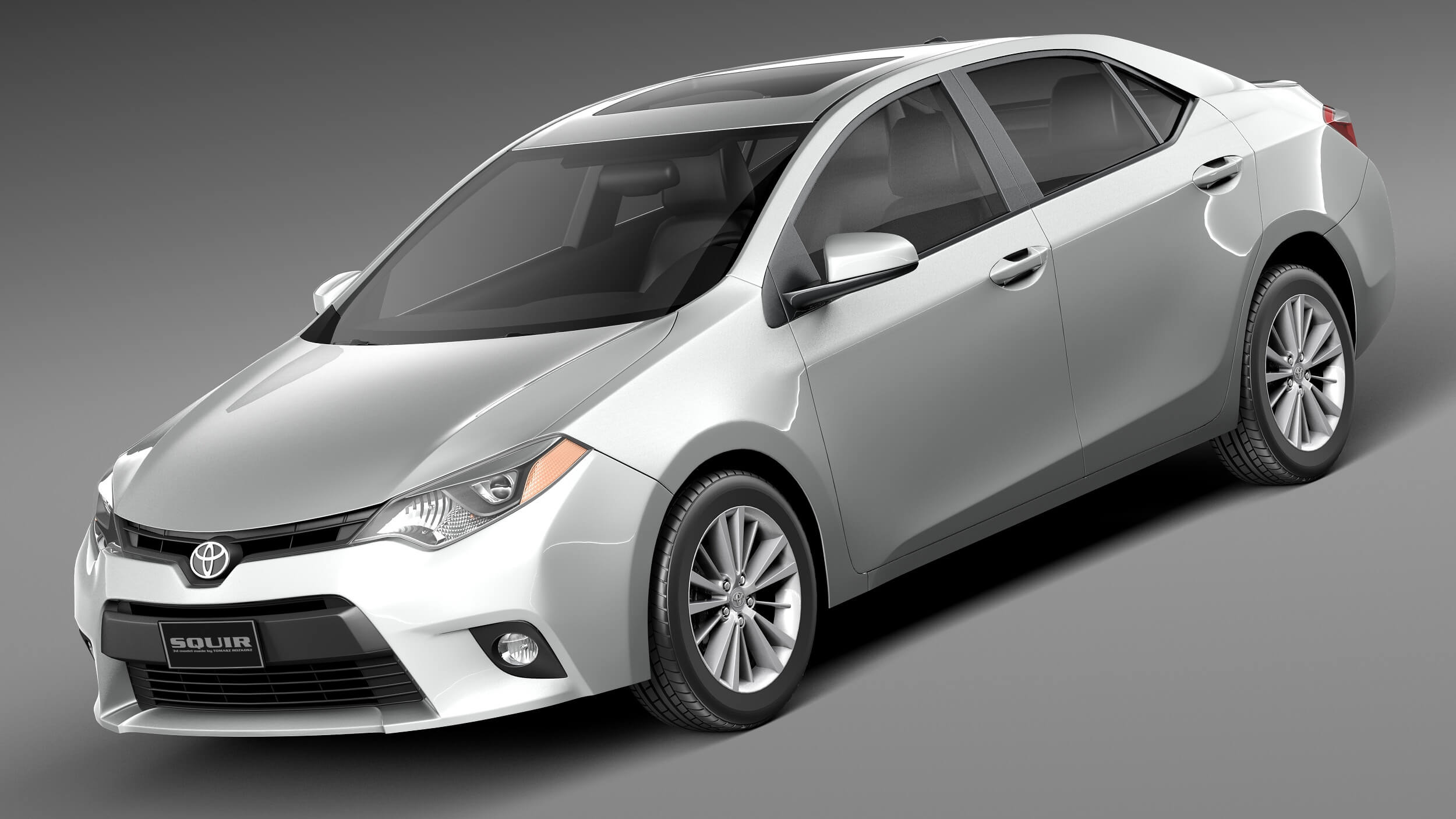 Toyota Corolla LE (US) 2014 - 3D Model by SQUIR