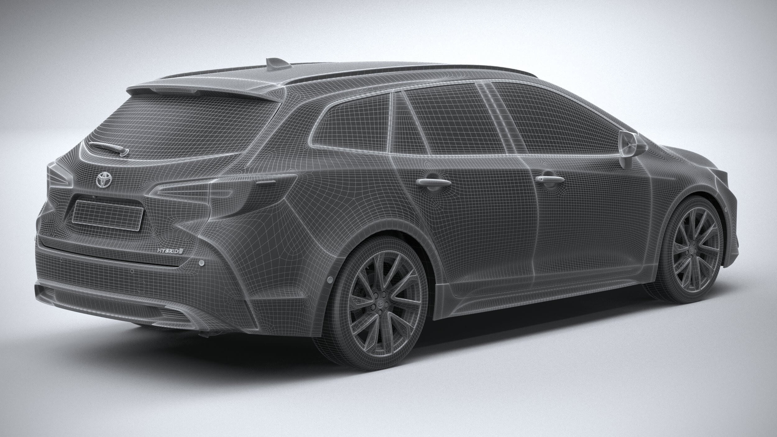 Toyota Corolla Touring 2023 - 3D Model by SQUIR