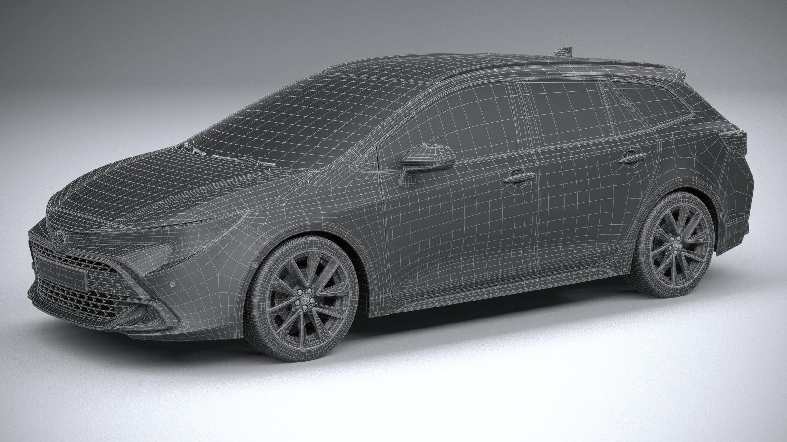 Toyota Corolla Touring 2023 - 3D Model by SQUIR