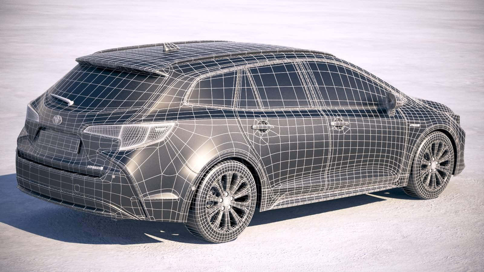 Toyota Corolla Touring Sports 2019 - 3D Model by SQUIR