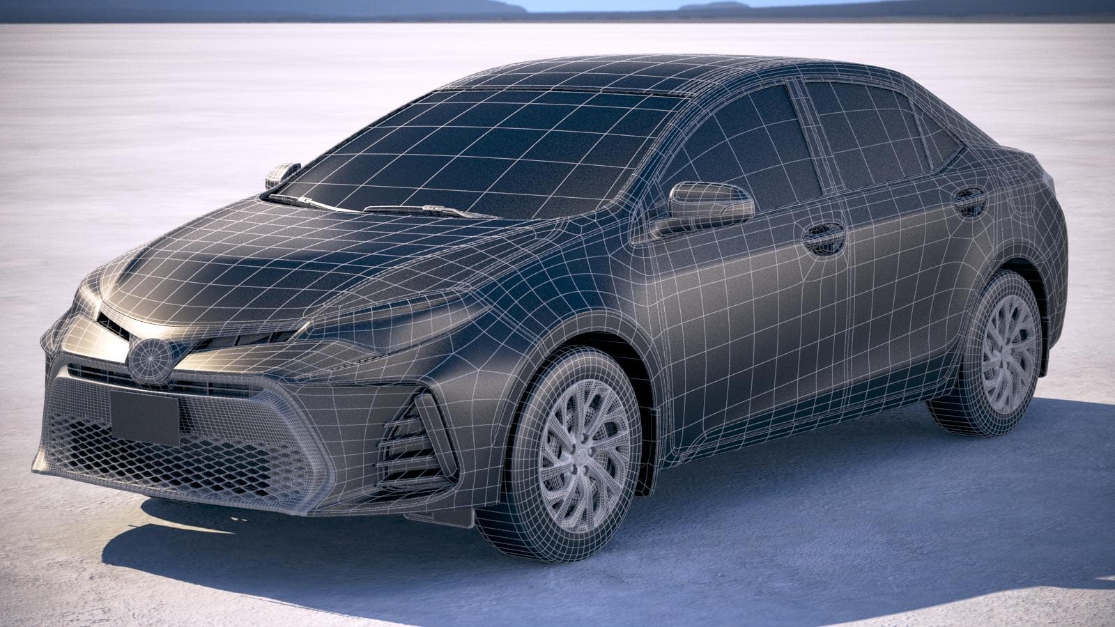 Toyota Corolla (US) 2017 - 3D Model by SQUIR