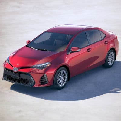 Toyota Corolla (US) 2017 - 3D Model by SQUIR