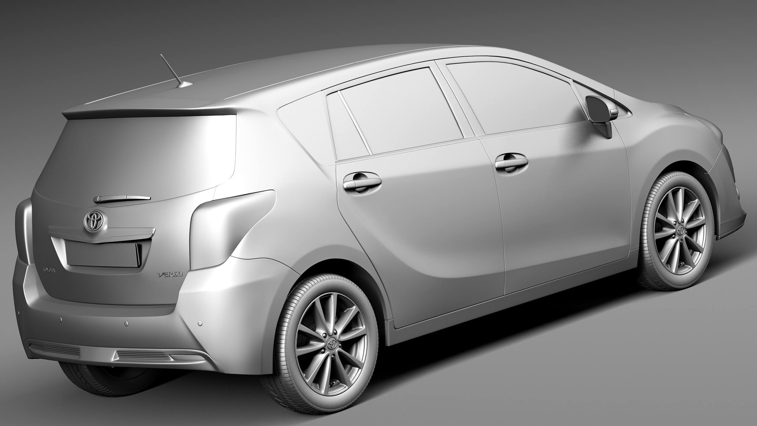 Toyota Corolla Verso 2014 - 3D Model by SQUIR