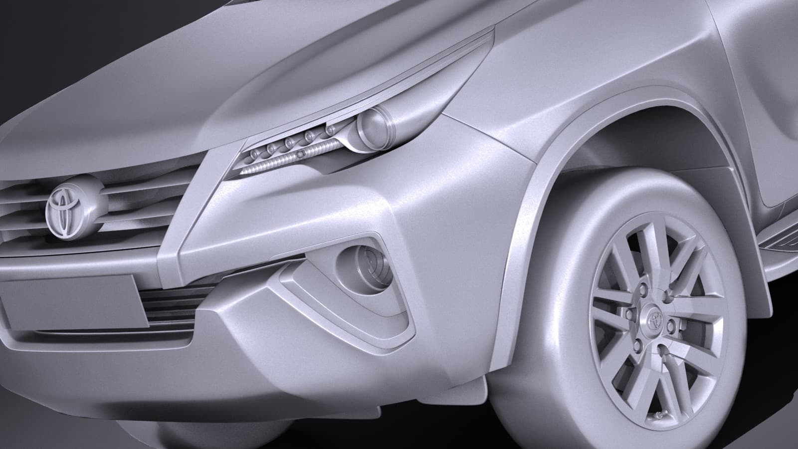 Toyota Fortuner 2017 - 3D Model by SQUIR