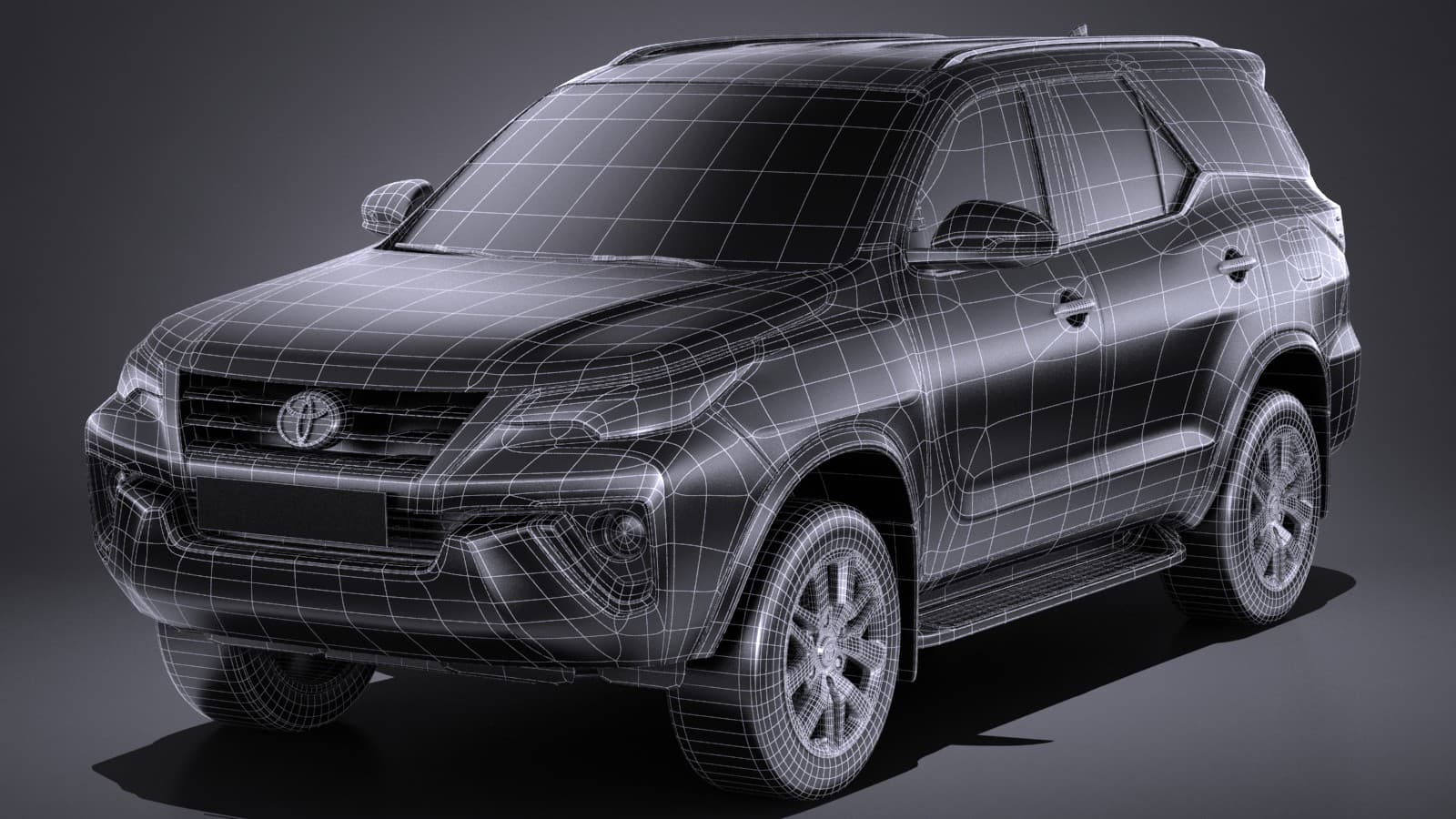 Toyota Fortuner 2017 - 3D Model by SQUIR