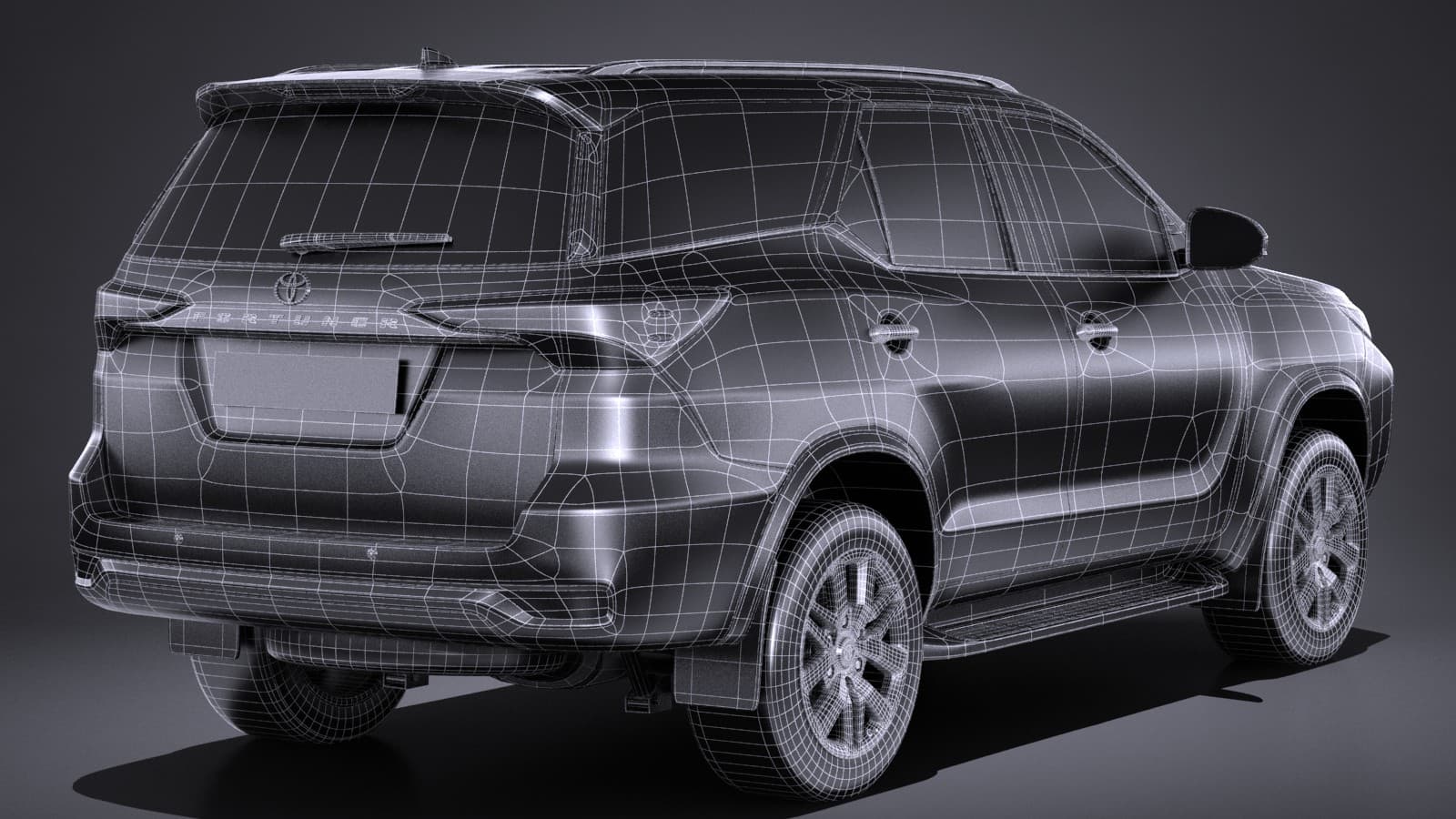 Toyota Fortuner 2017 - 3D Model by SQUIR