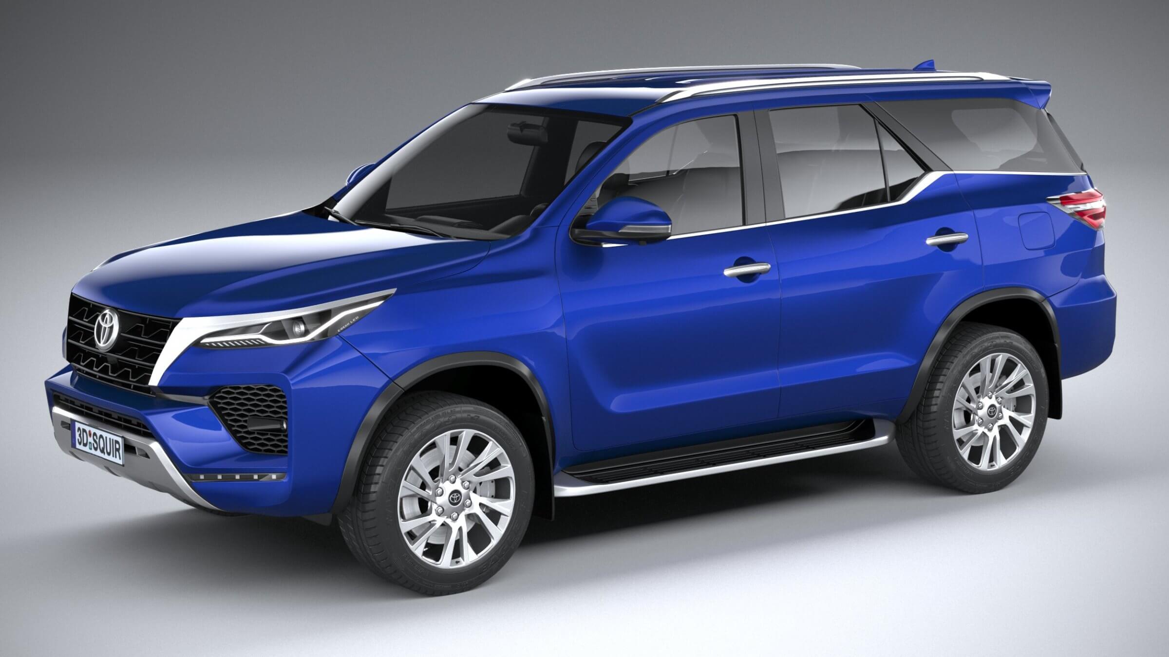 Toyota Fortuner V2 2021 - 3D Model by SQUIR